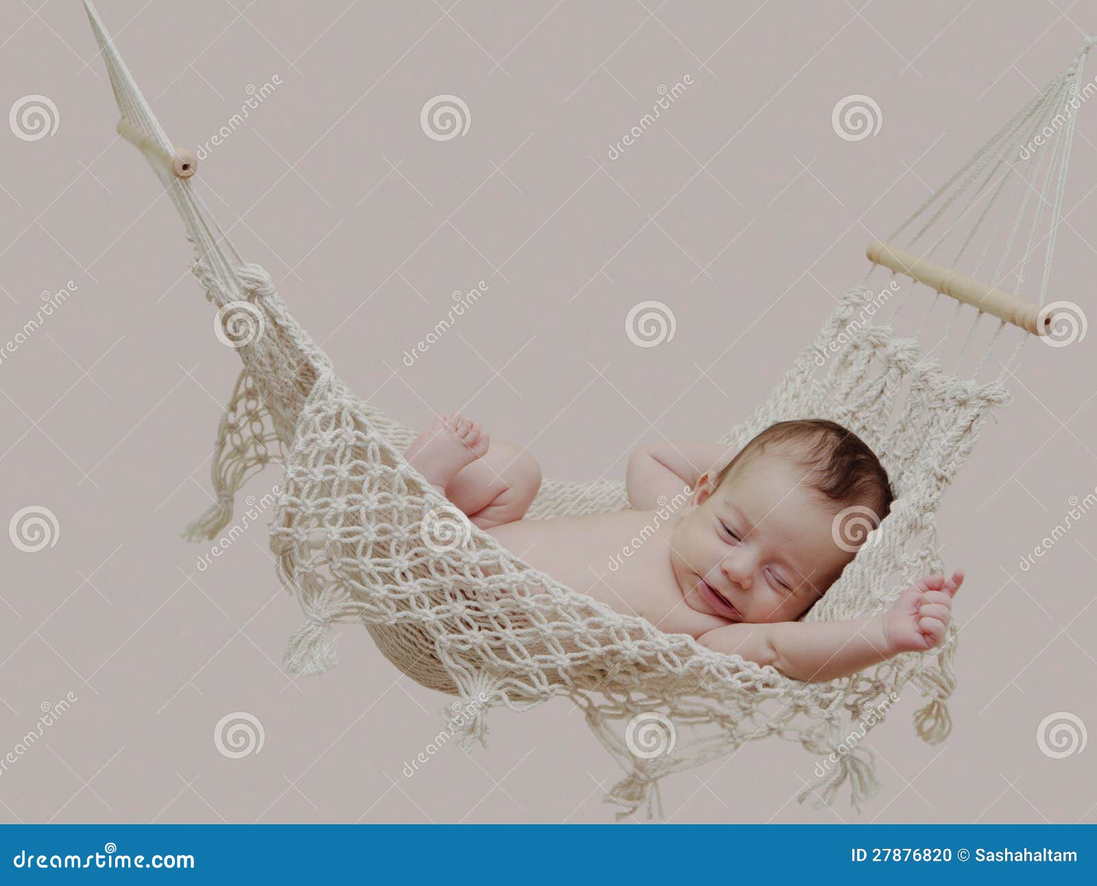 Little baby in hammock stock photo. Image of hands, resting - 27876820