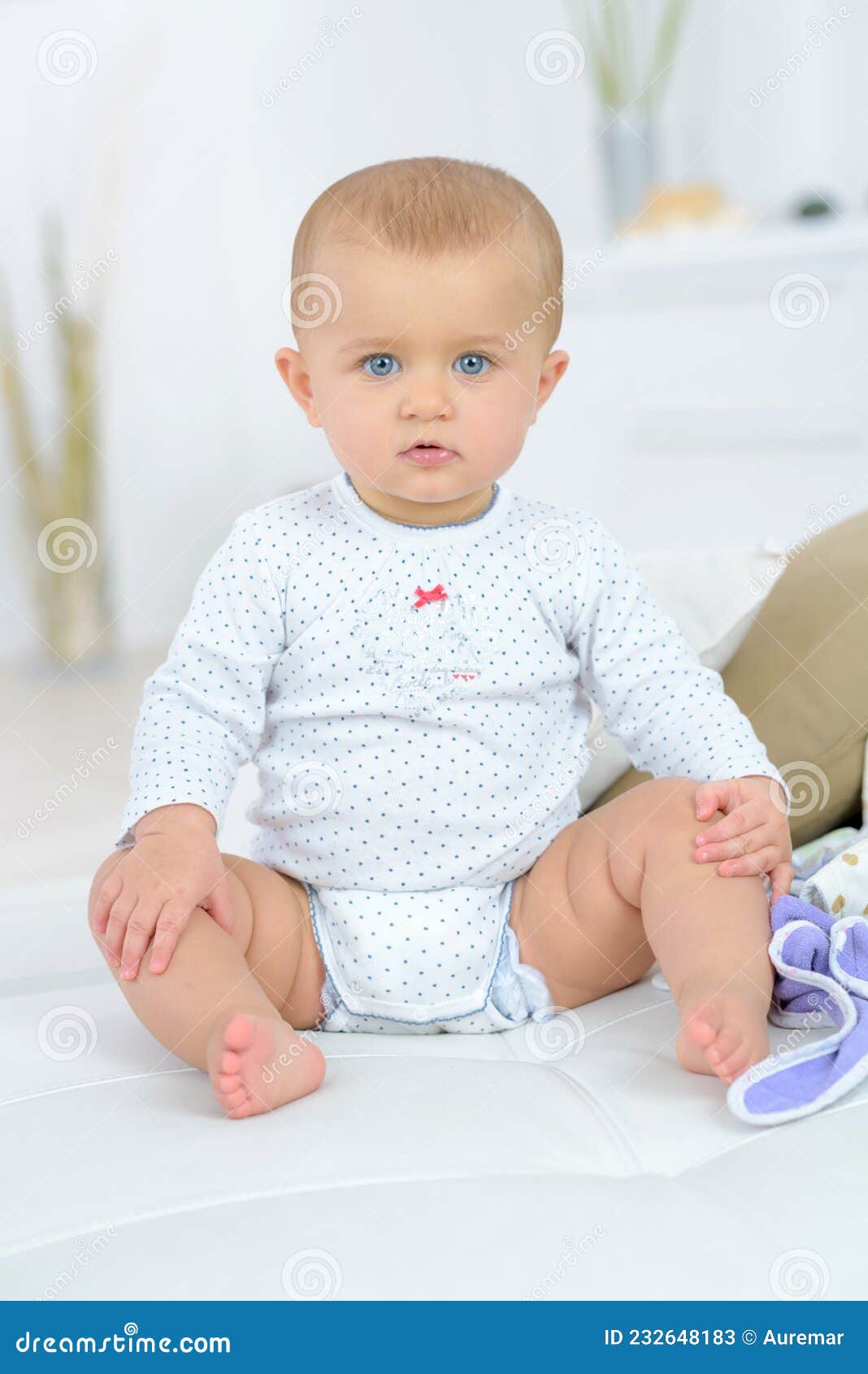 Little baby at home stock image. Image of look, small - 232648183