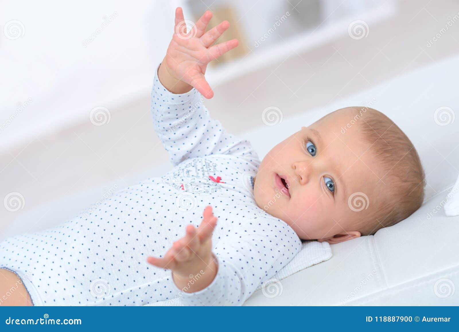Little baby at home stock photo. Image of alone, natural - 118887900