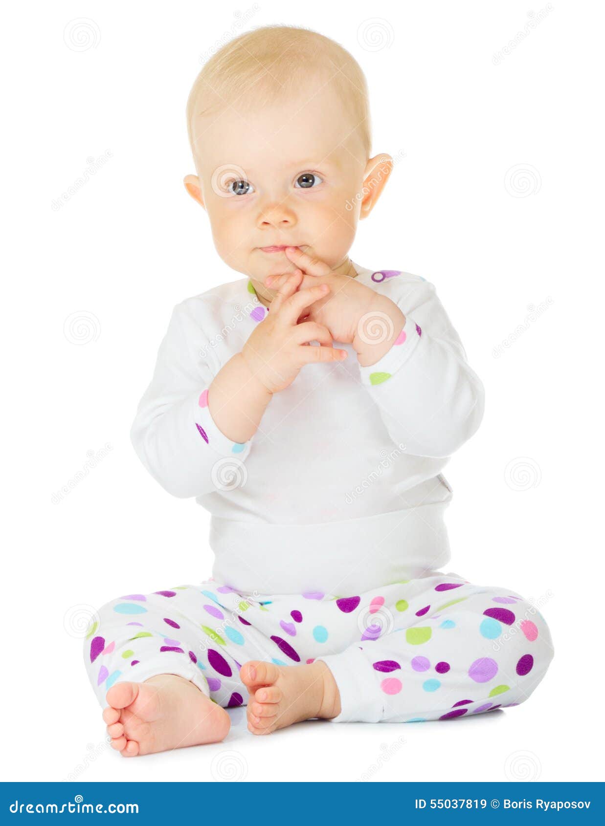 Little baby isolated stock image. Image of beautiful - 55037819
