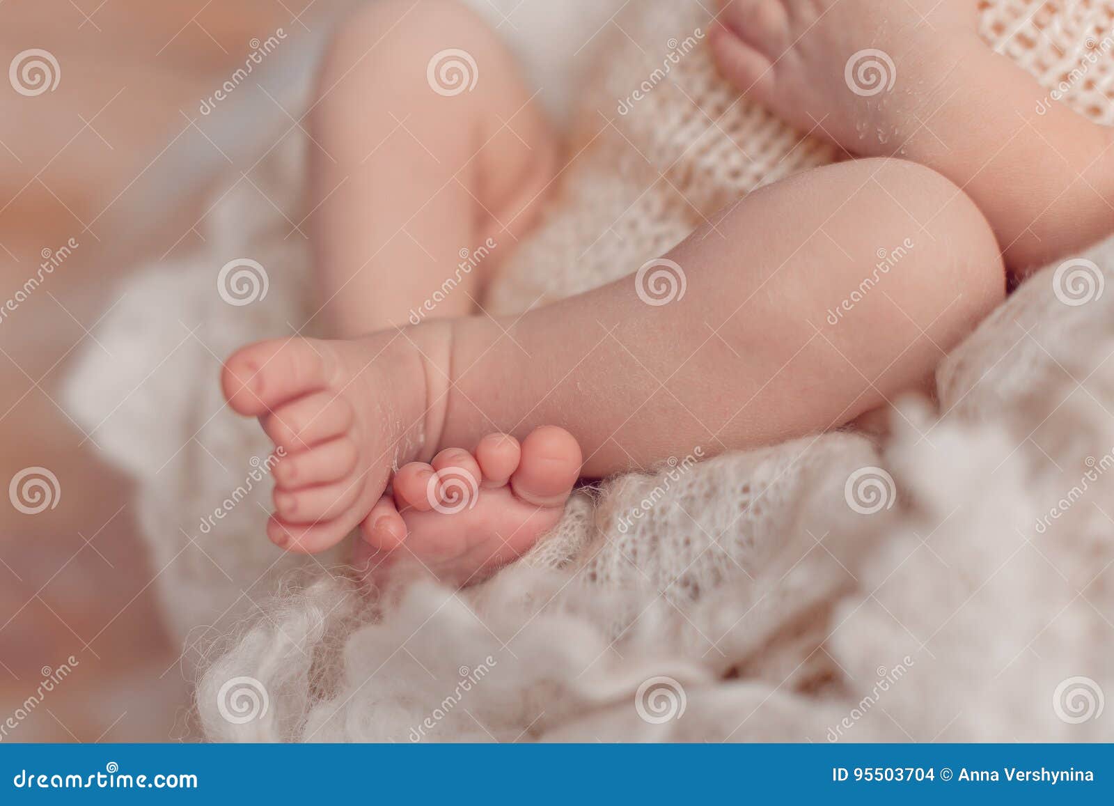 Little baby legs stock photo. Image of foot, hand, child - 95503704