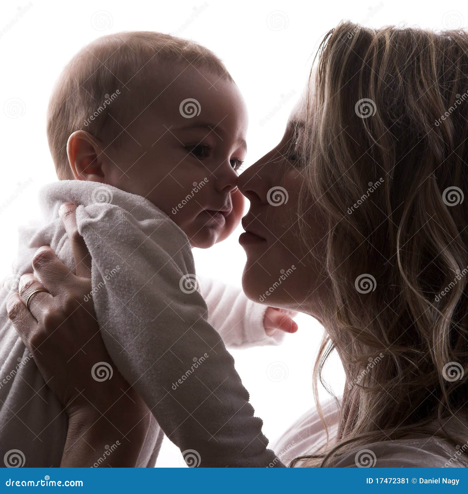 Little Baby and Mother Faces Stock Image - Image of glad, infant: 17472381