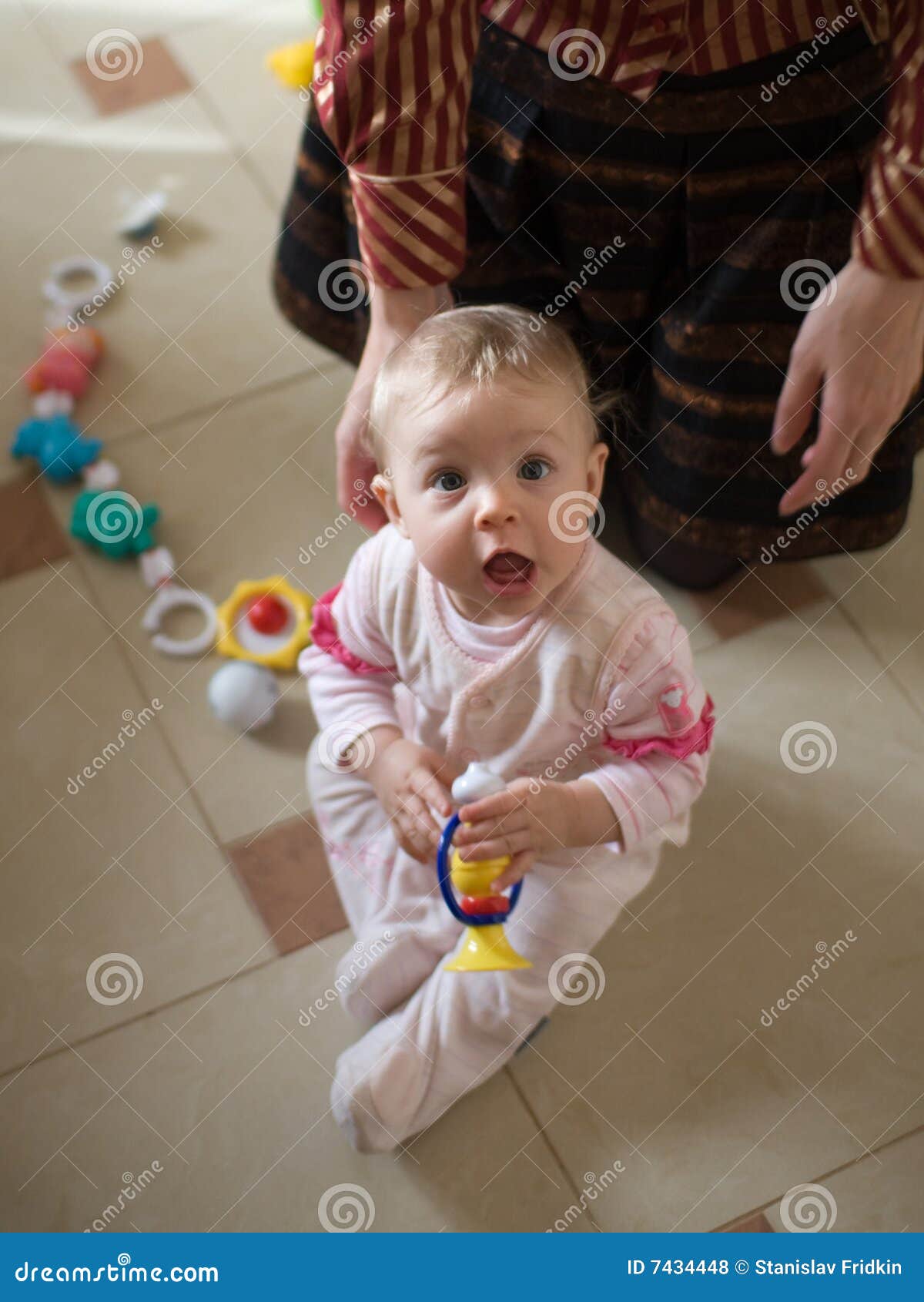 Little baby play stock photo. Image of soft, attractive - 7434448