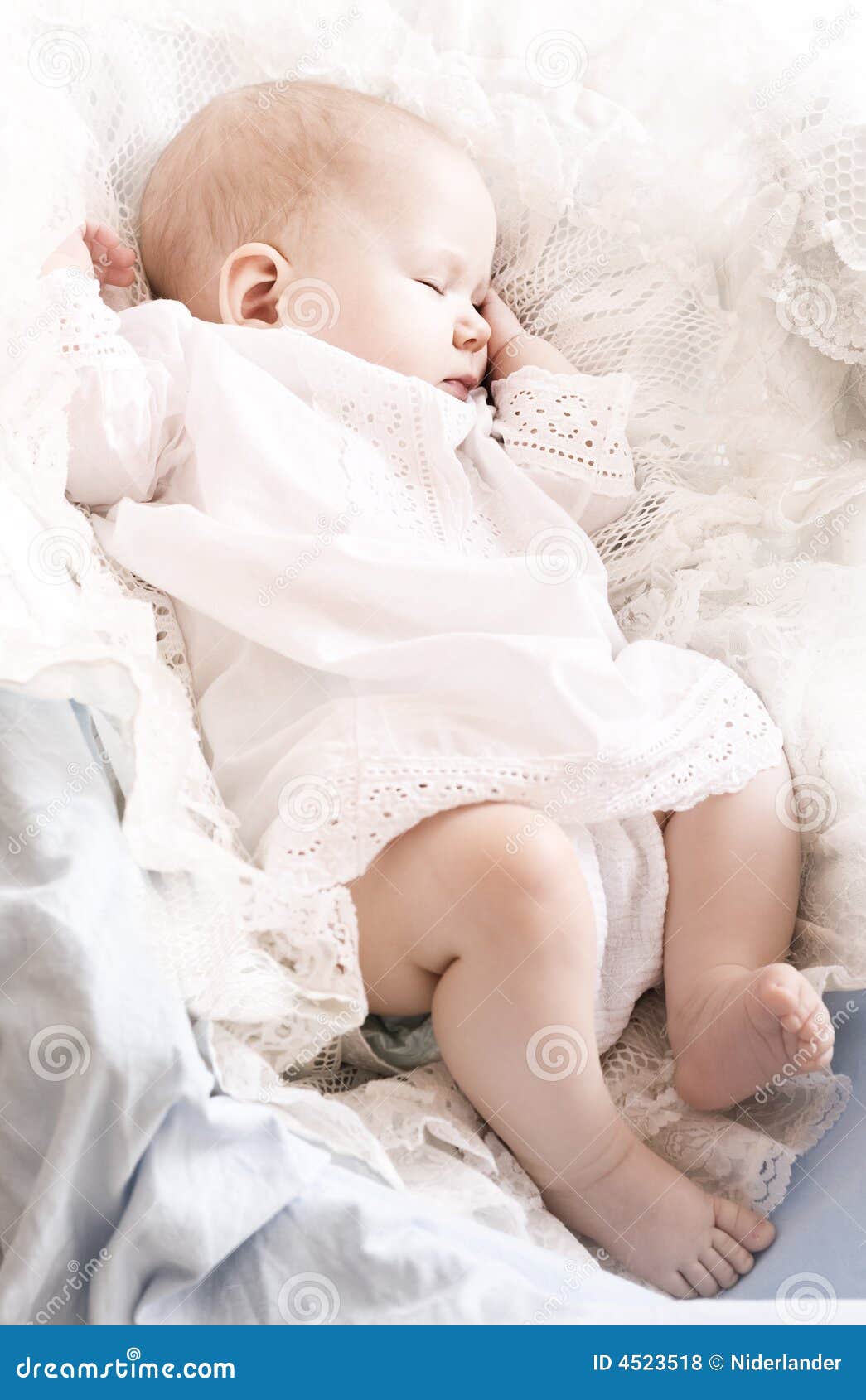 Little baby sleeping stock photo. Image of female, small - 4523518