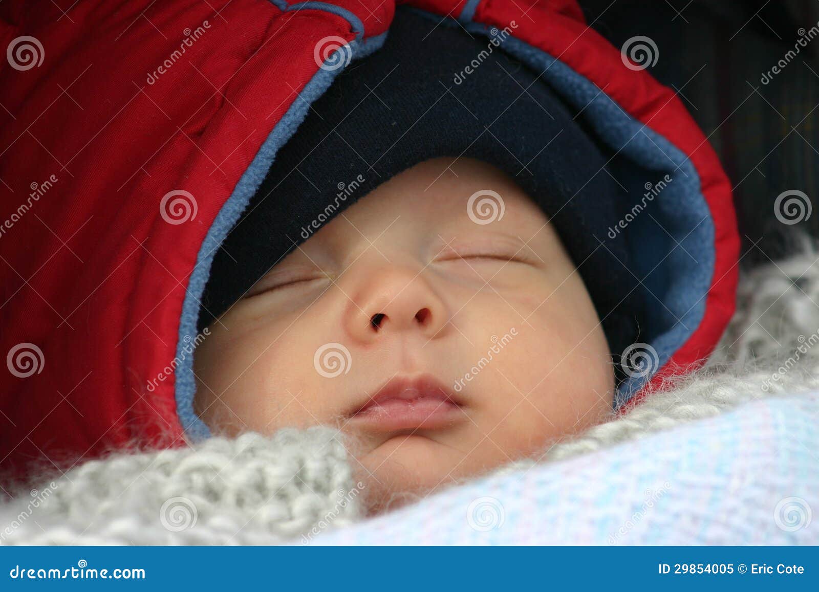 Winter baby stock image. Image of stroller, young, laying - 29854005