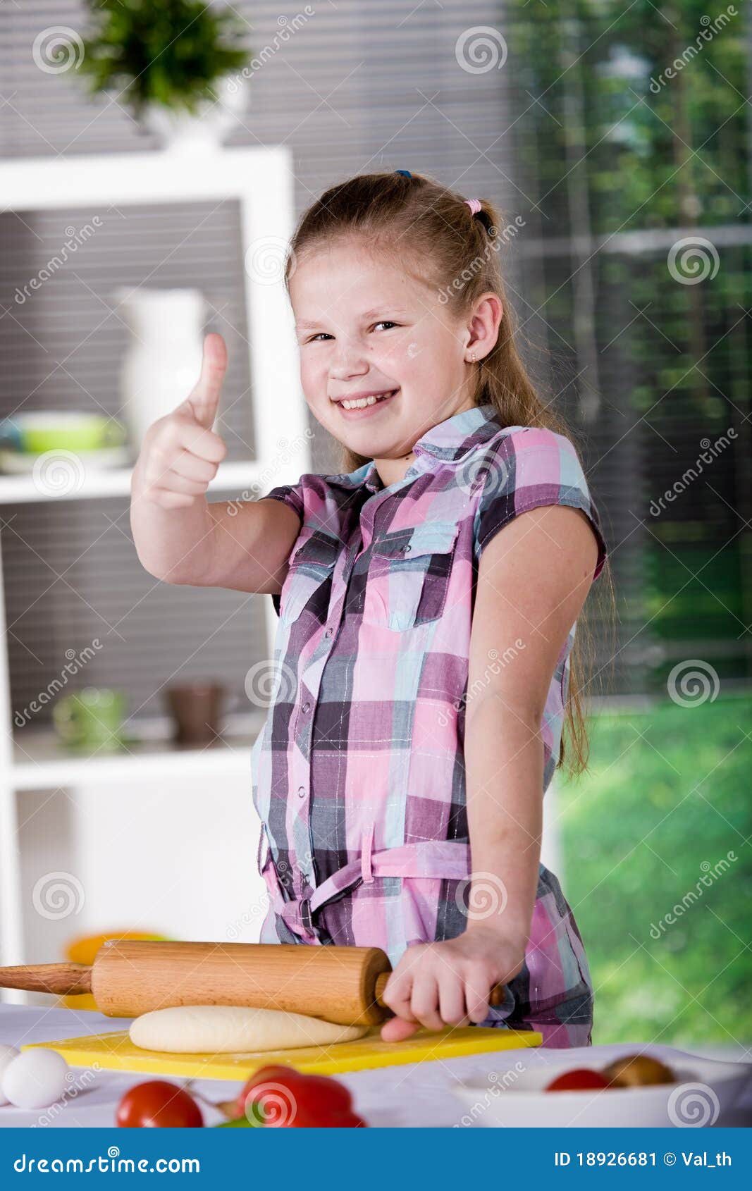 Little baker stock image. Image of kitchen, meal, baking - 18926681