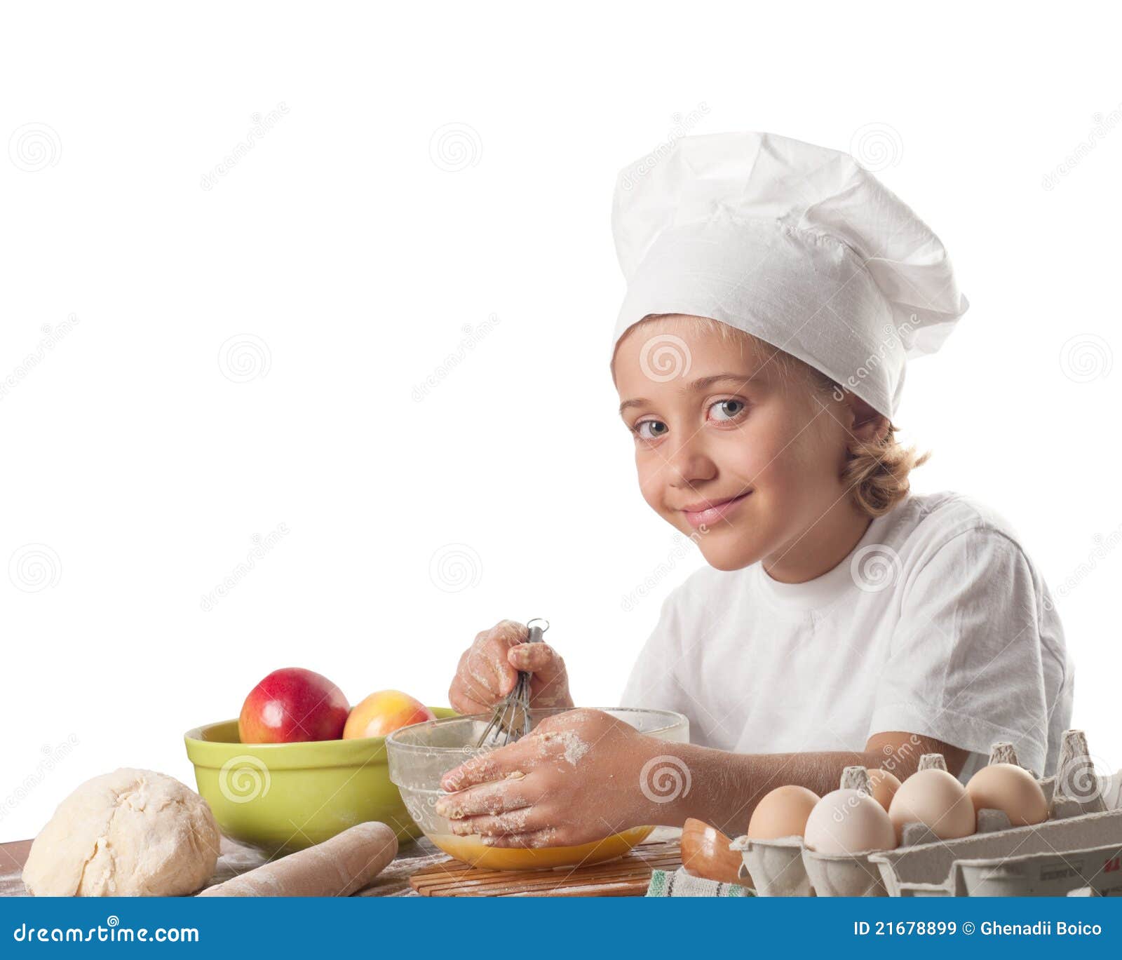 Little baker stock image. Image of eyes, beautiful, closeup - 21678899