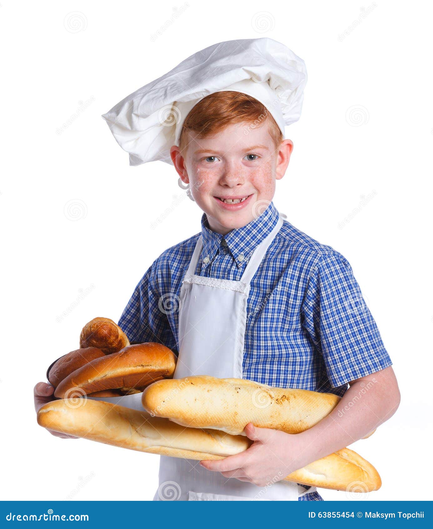 Little baker boy stock photo. Image of cookies, child - 63855454