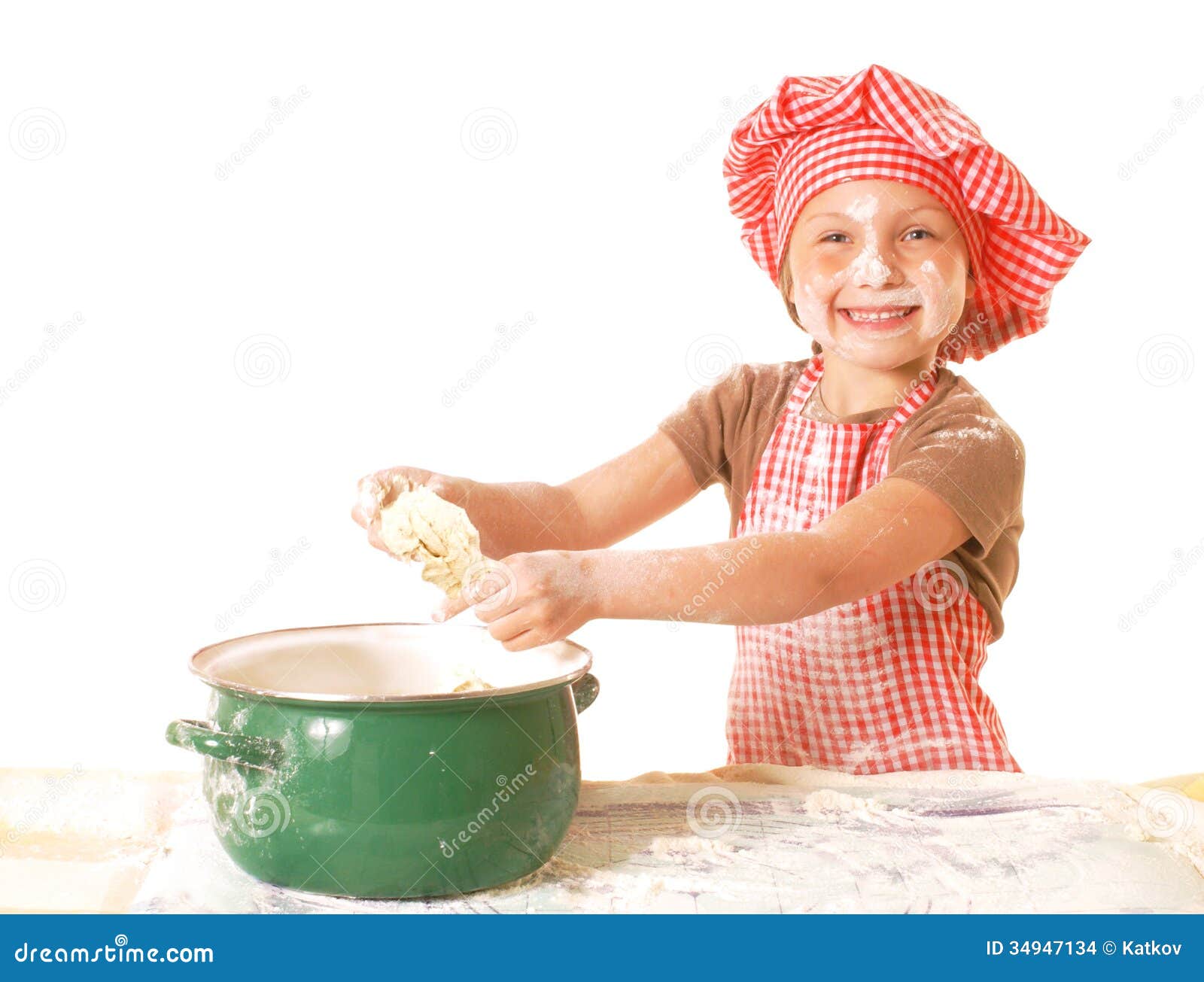 Little baker stock photo. Image of isolated, expression - 34947134