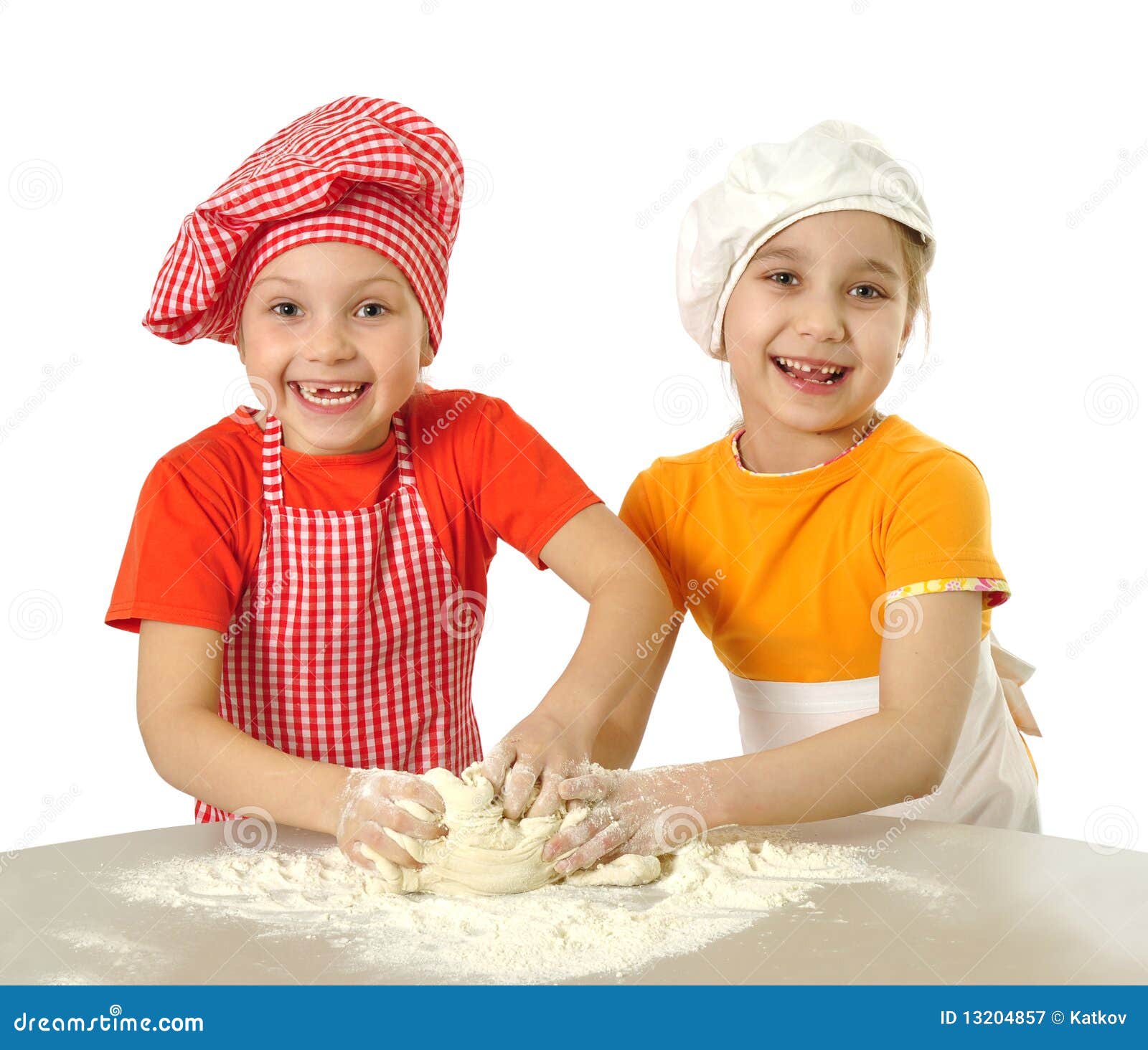 Little bakers stock image. Image of dough, bread, kids - 13204857