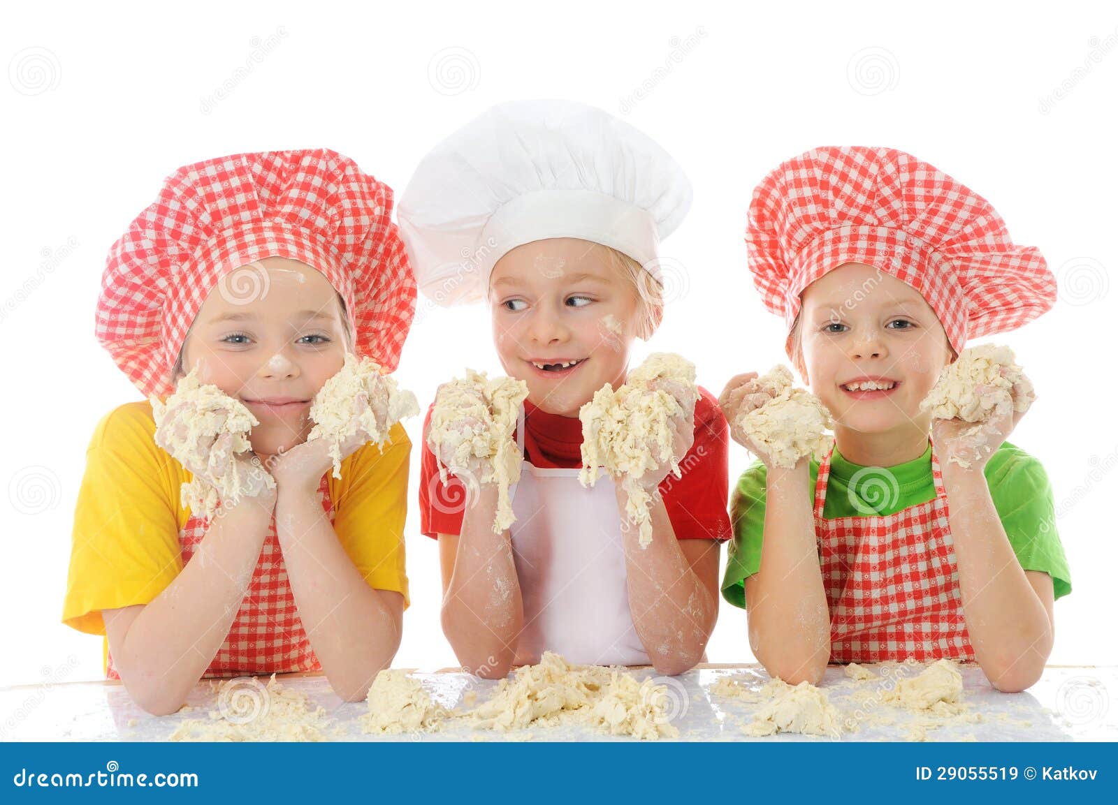 Little bakers stock image. Image of cuisine, infant, flour - 29055519