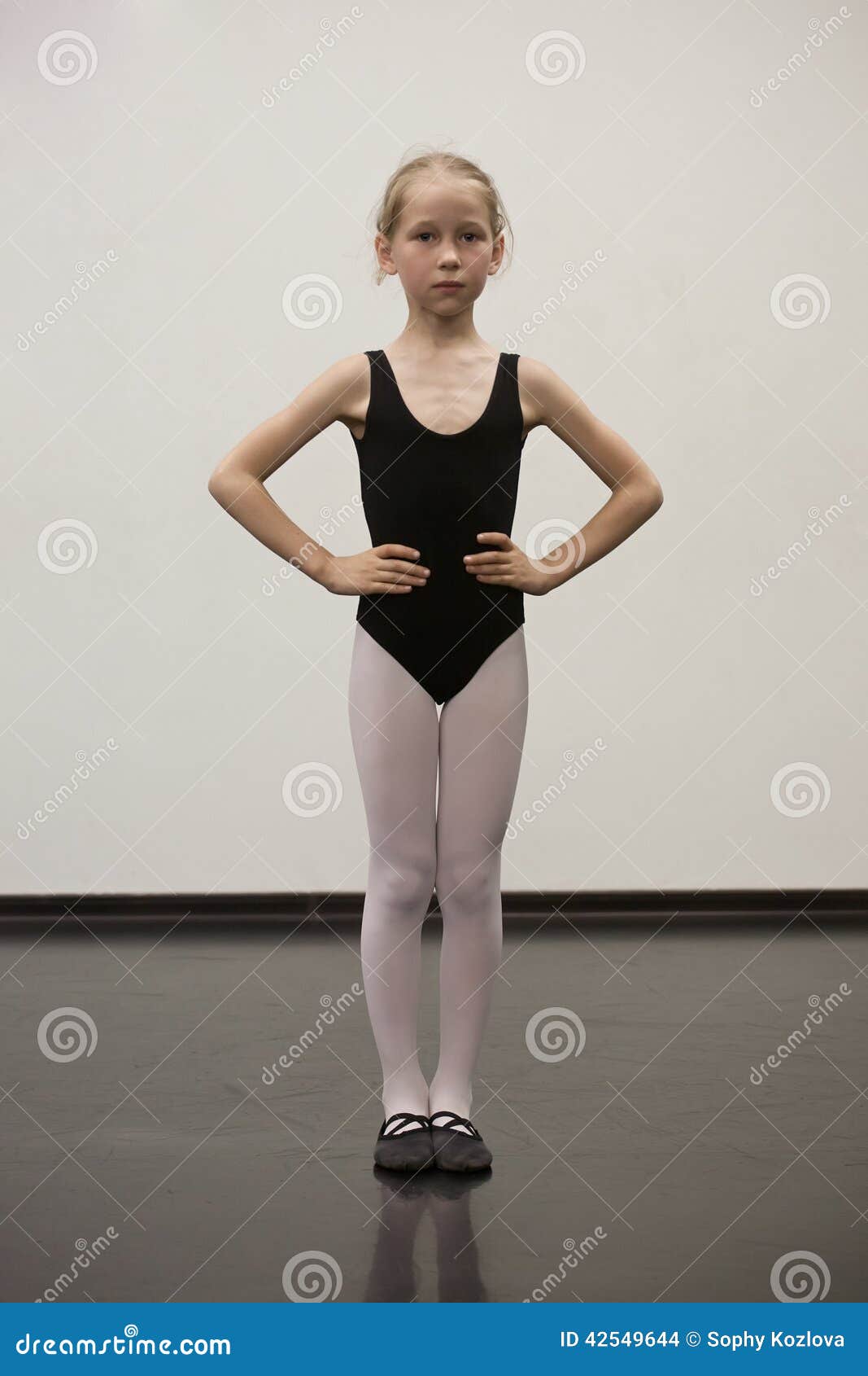 Little ballet girl stock photo. Image of classical, choreography - 42549644