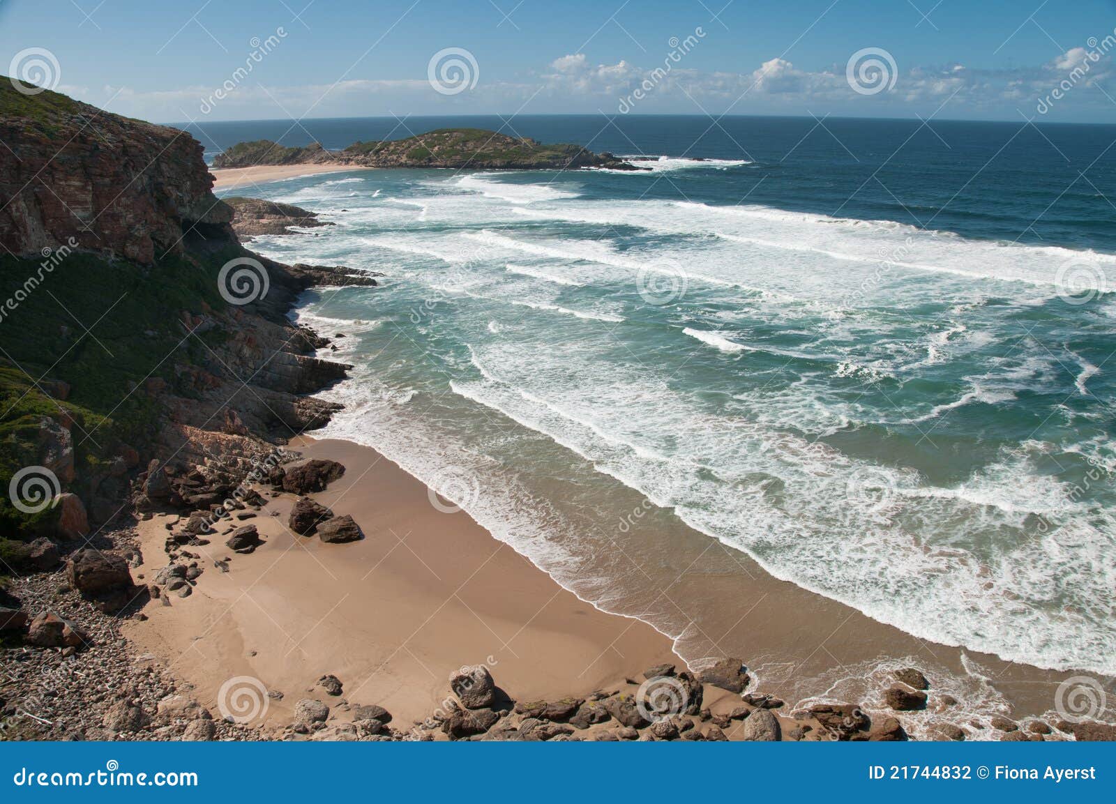 Little bay stock photo. Image of waves, hill, route, ocean - 21744832