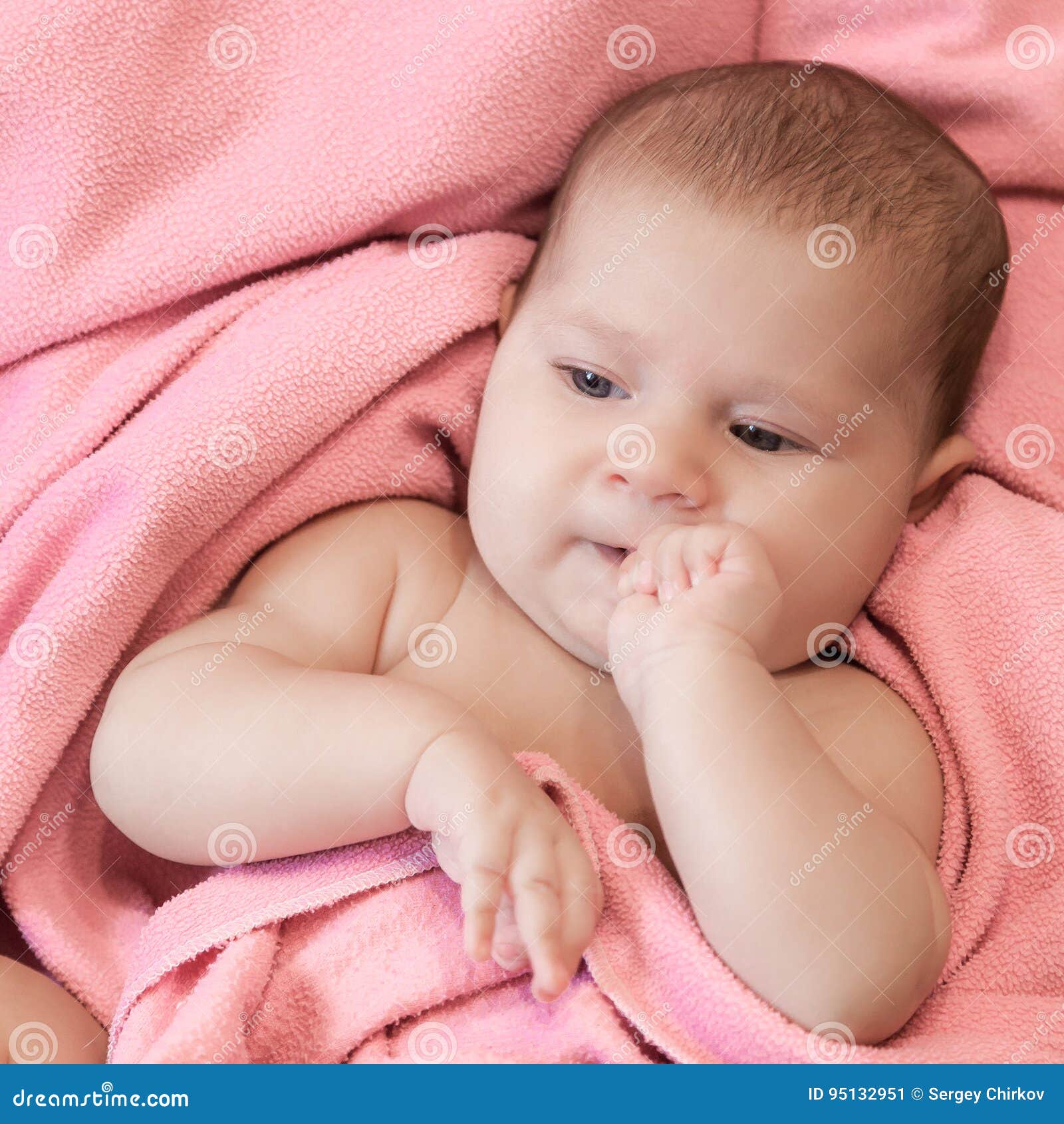 The little beautiful baby stock image. Image of childhood - 95132951