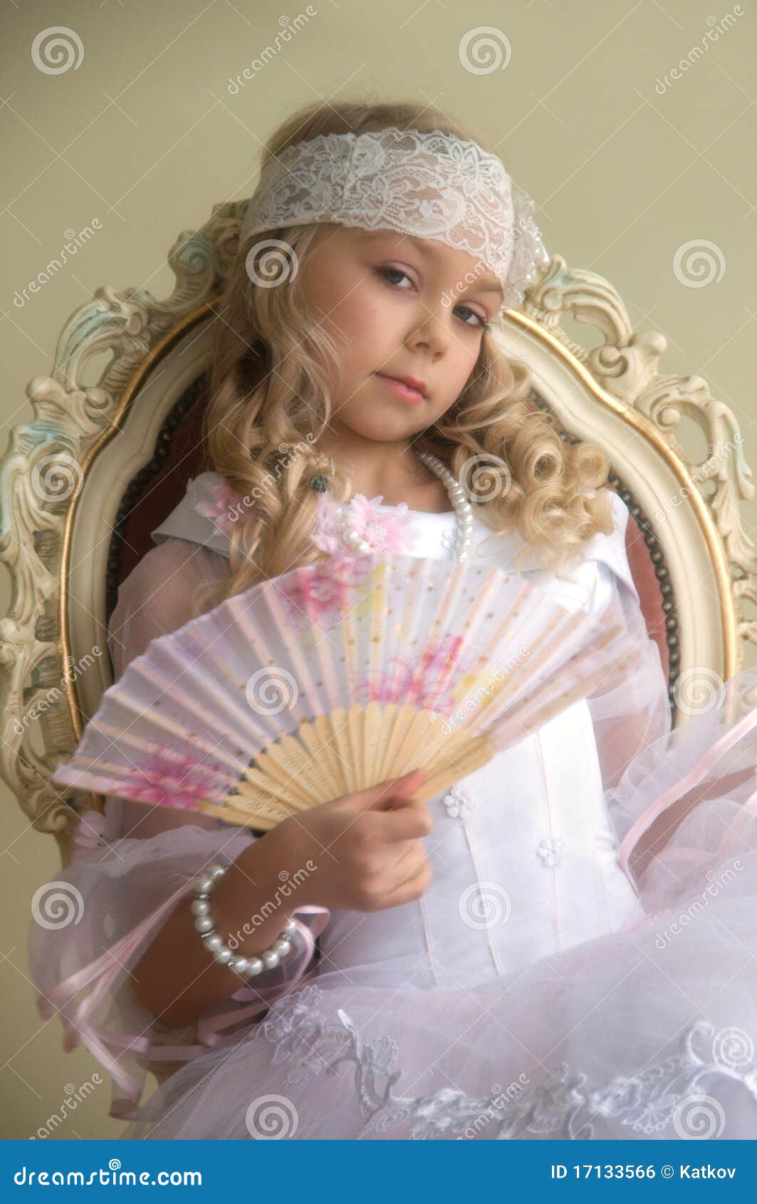 Little beautiful lady stock photo. Image of glamor, indoor - 17133566