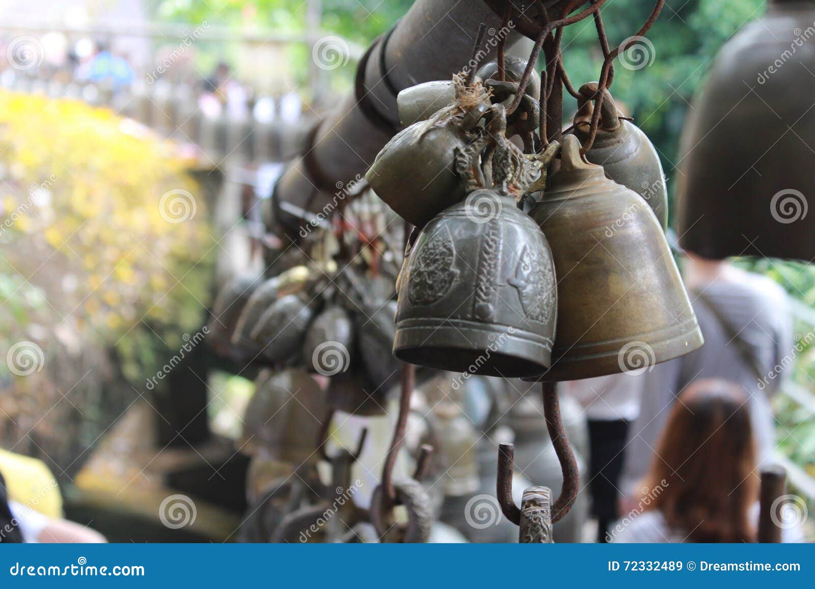 Little bell stock image. Image of morning, monkey, buddhists - 72332489
