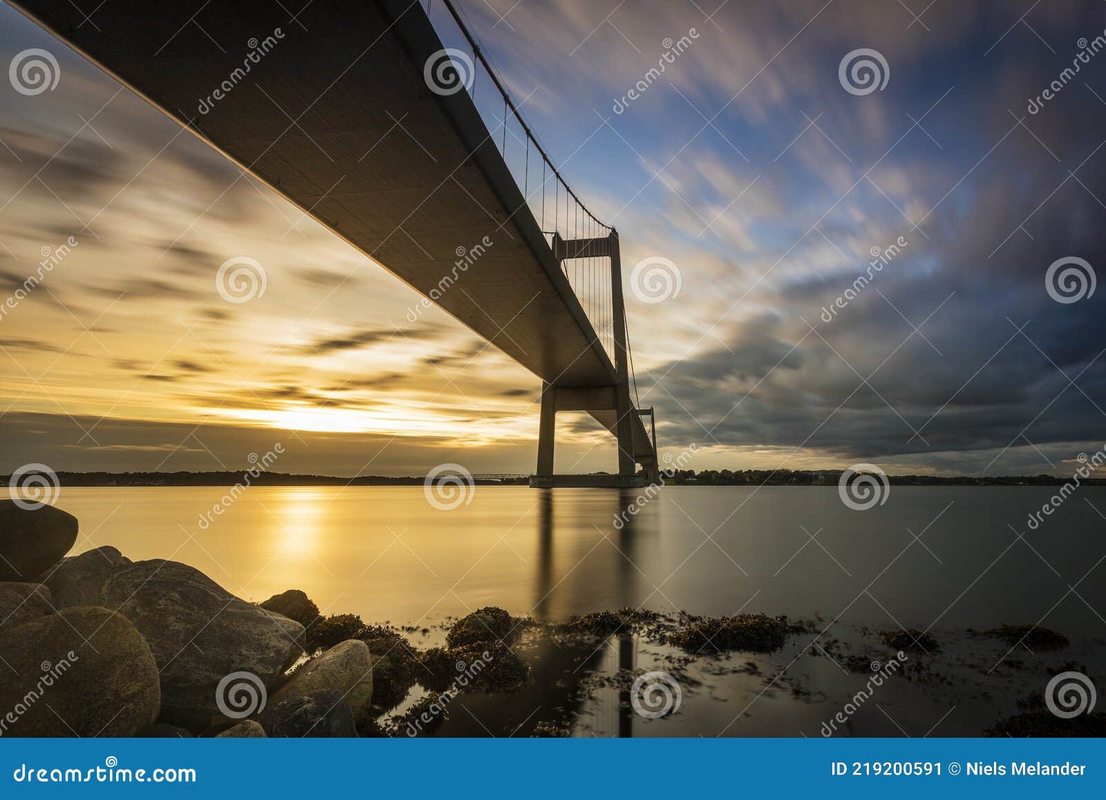 Little Belt Bridge in Denmark Stock Image - Image of europe, jutland ...