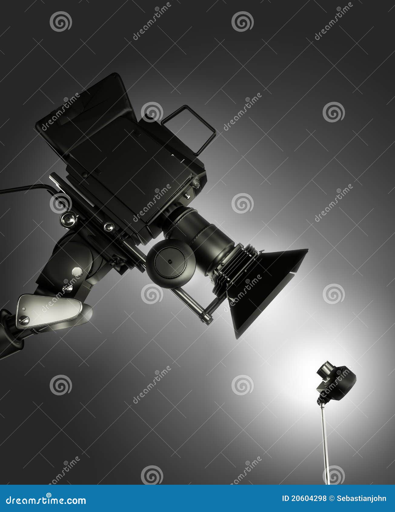 Little and Big Cameras stock illustration. Illustration of idea - 20604298
