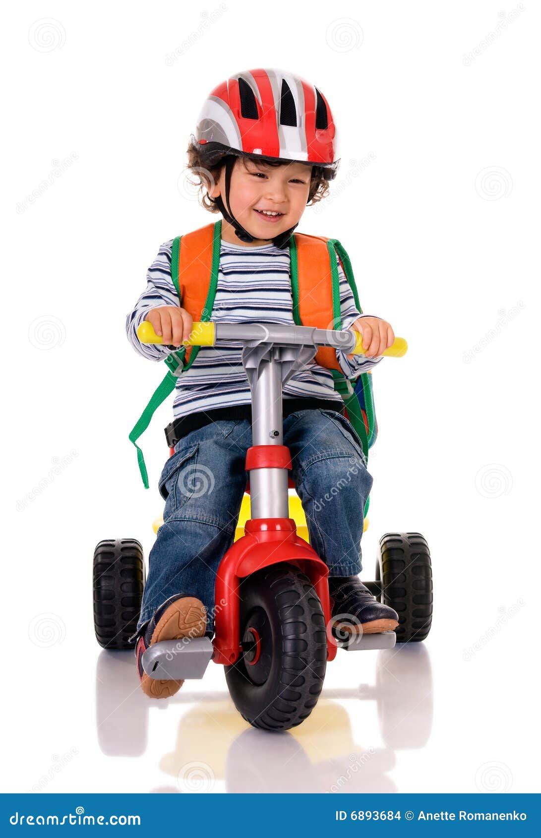 Little biker stock photo. Image of recreation, isolated - 6893684