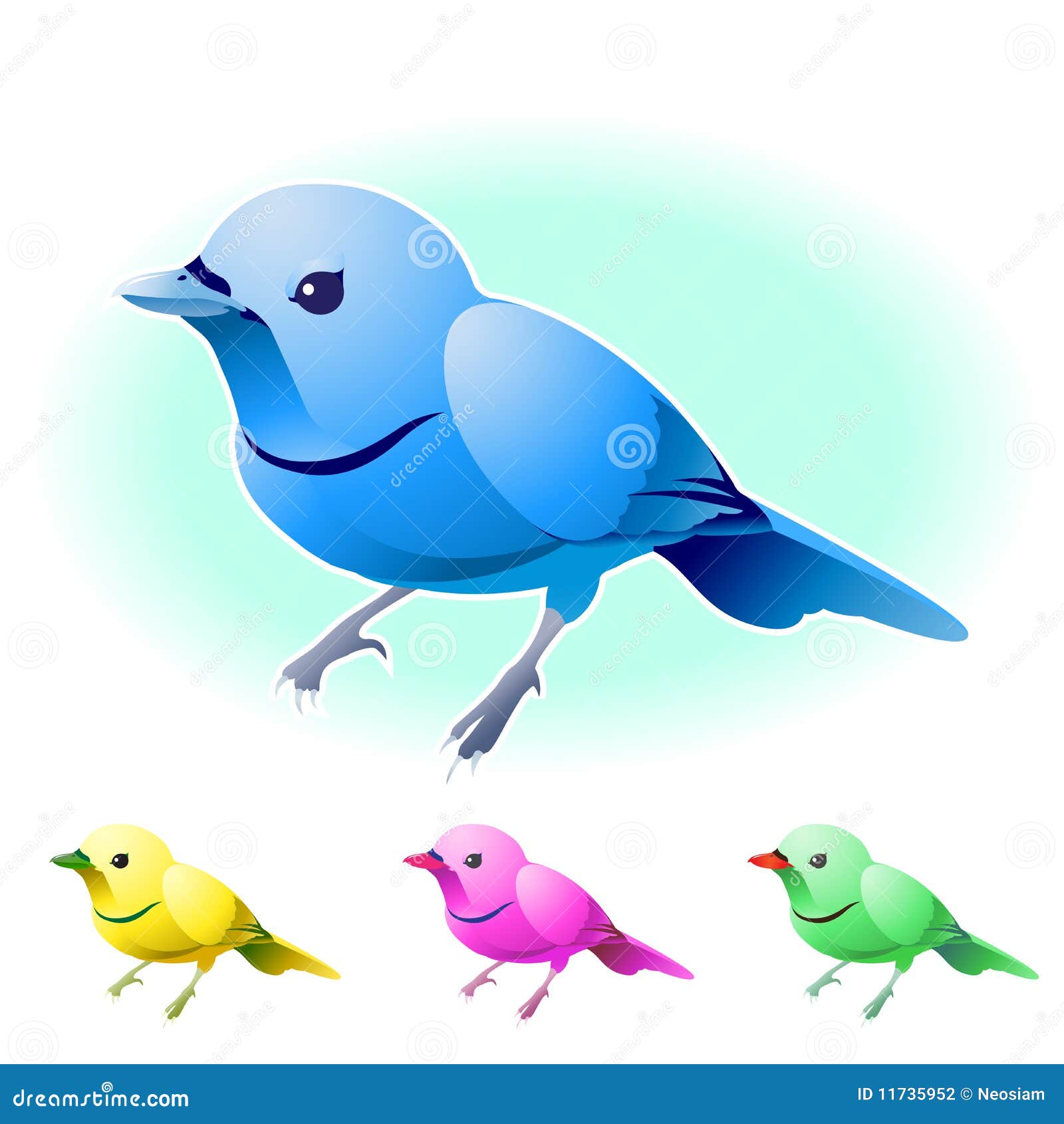 A Little Bird stock vector. Illustration of background - 11735952