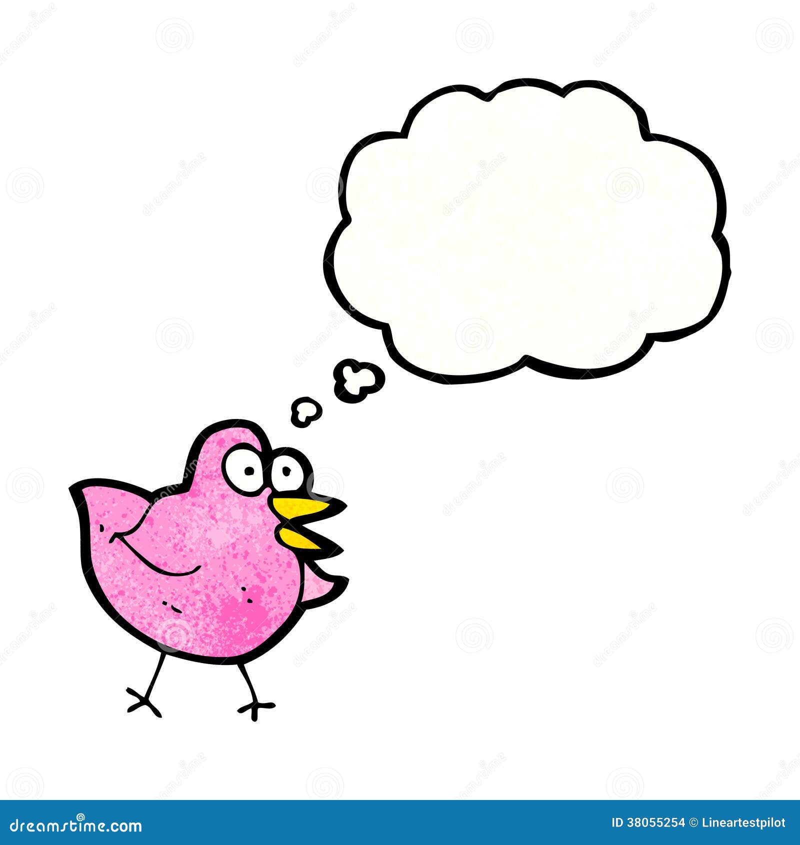 Little bird cartoon stock vector. Illustration of drawn - 38055254