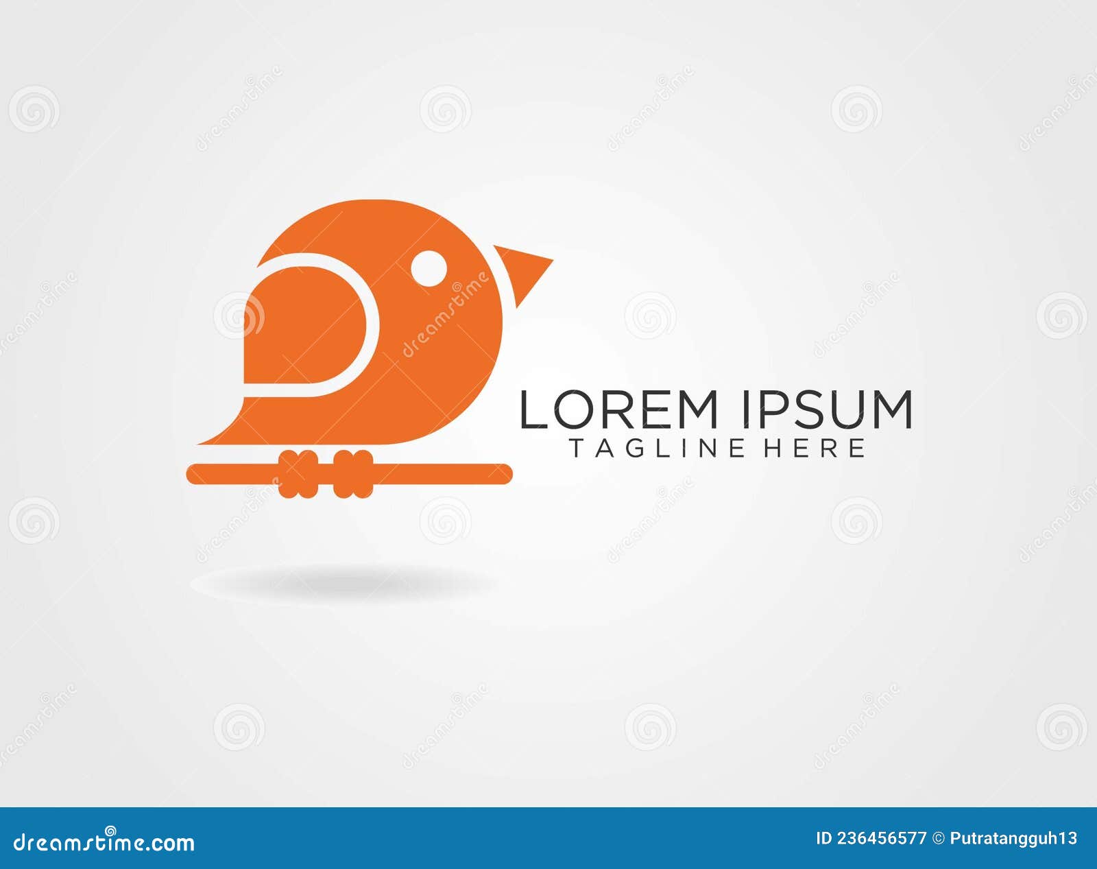 Little bird logo design stock vector. Illustration of design - 236456577