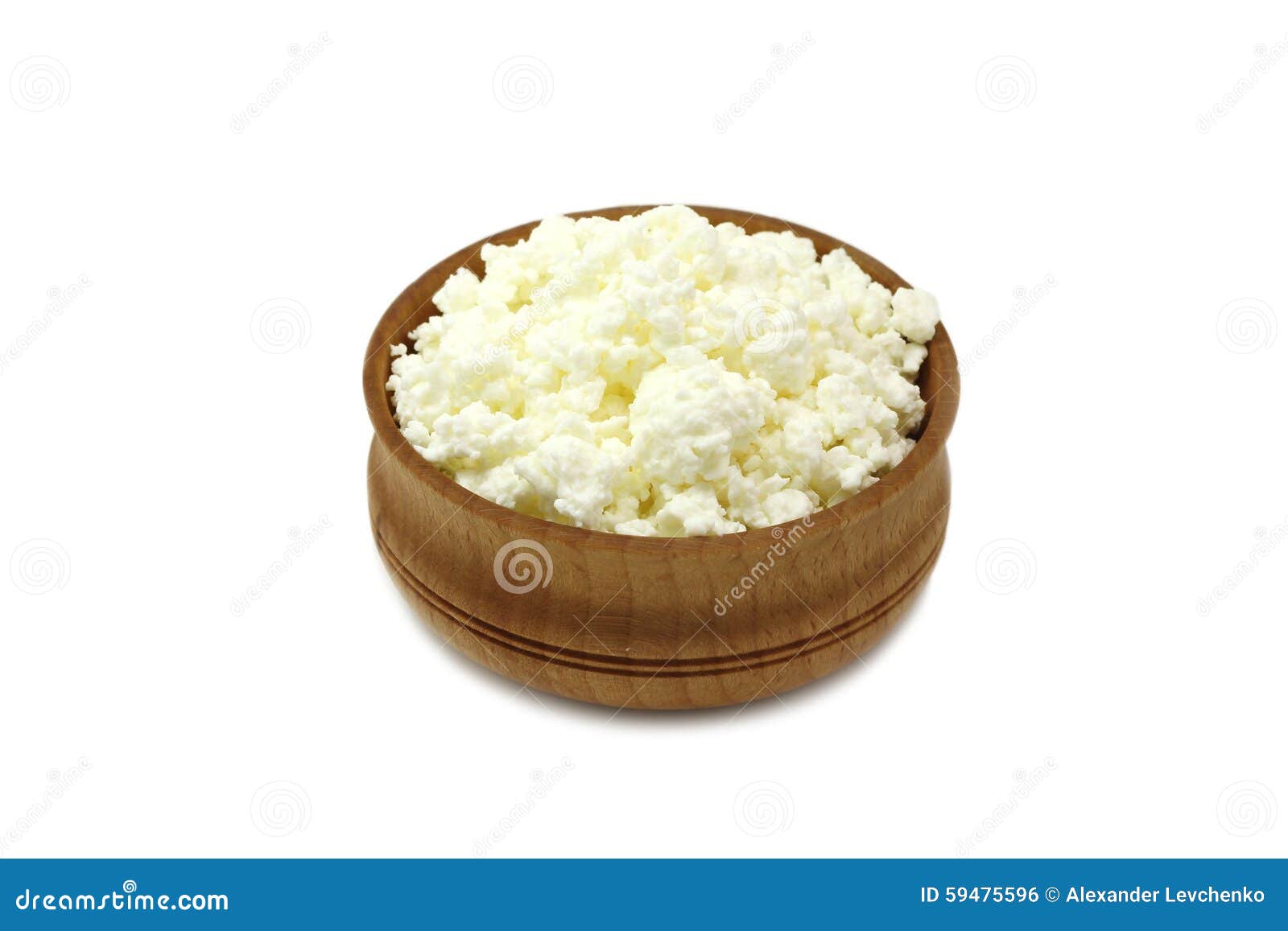 A Little Bit of Cheese in a Wooden Bowl Stock Photo - Image of wood ...
