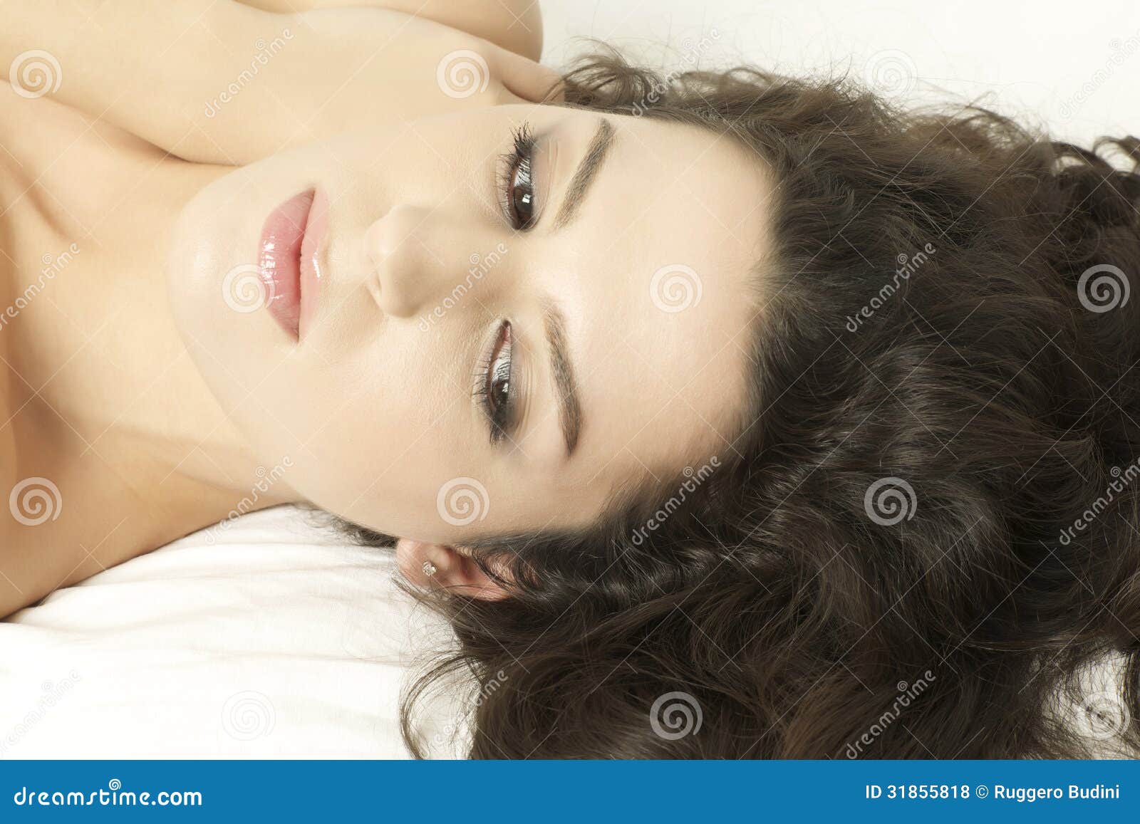A little bit sad stock photo. Image of beauty, makeup - 31855818
