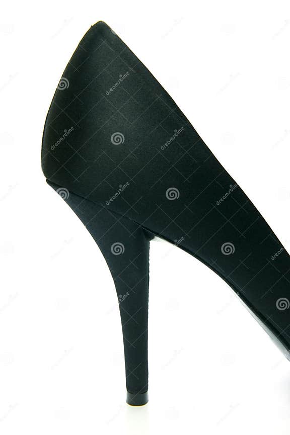 Little Black Shoes stock image. Image of stilettos, white - 7053677