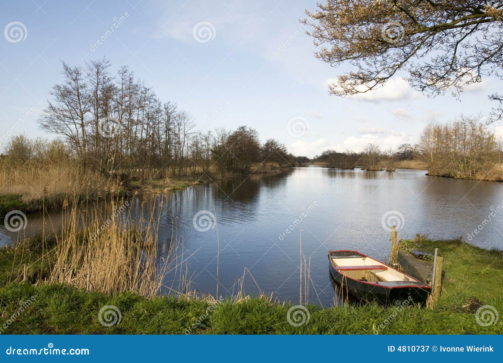 Little boat stock image. Image of rowboat, netherlands - 4810737