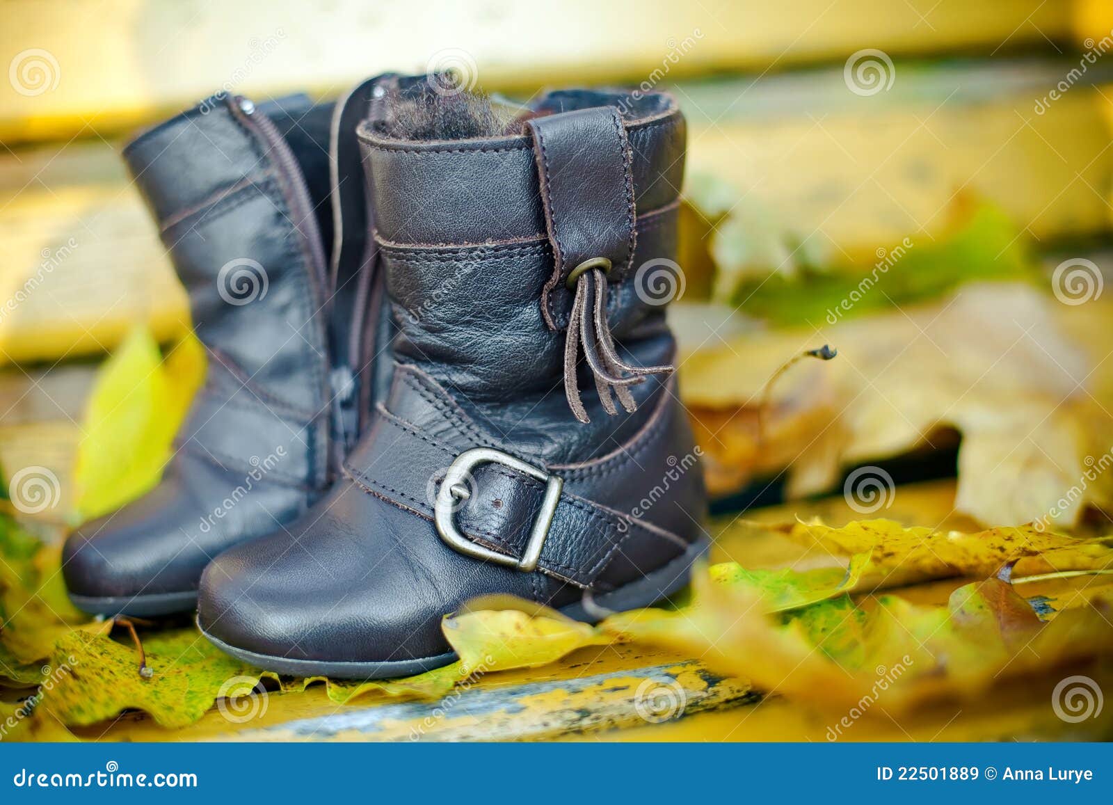 Little Boots stock image. Image of small, shoes, brown - 22501889