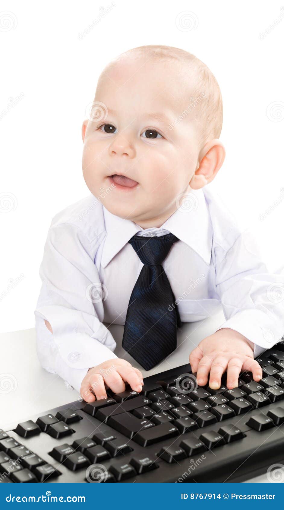 Little boss stock photo. Image of isolated, months, childish - 8767914