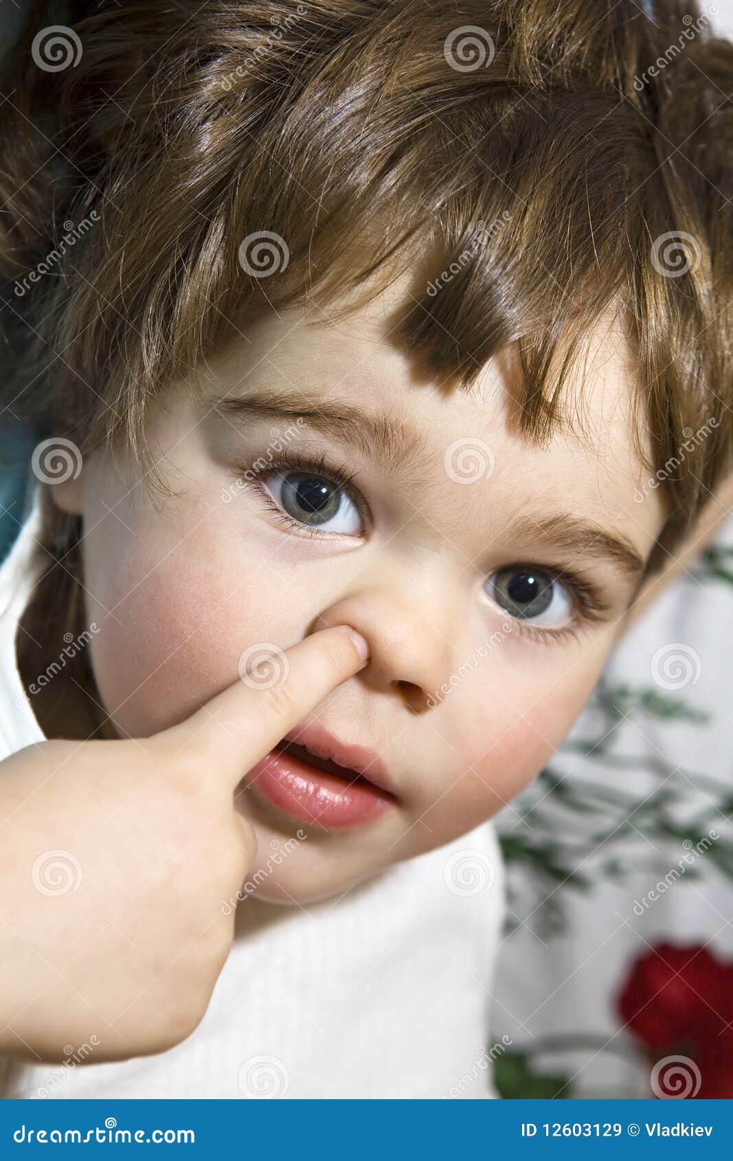Little boy stock image. Image of children, cute, nose - 12603129