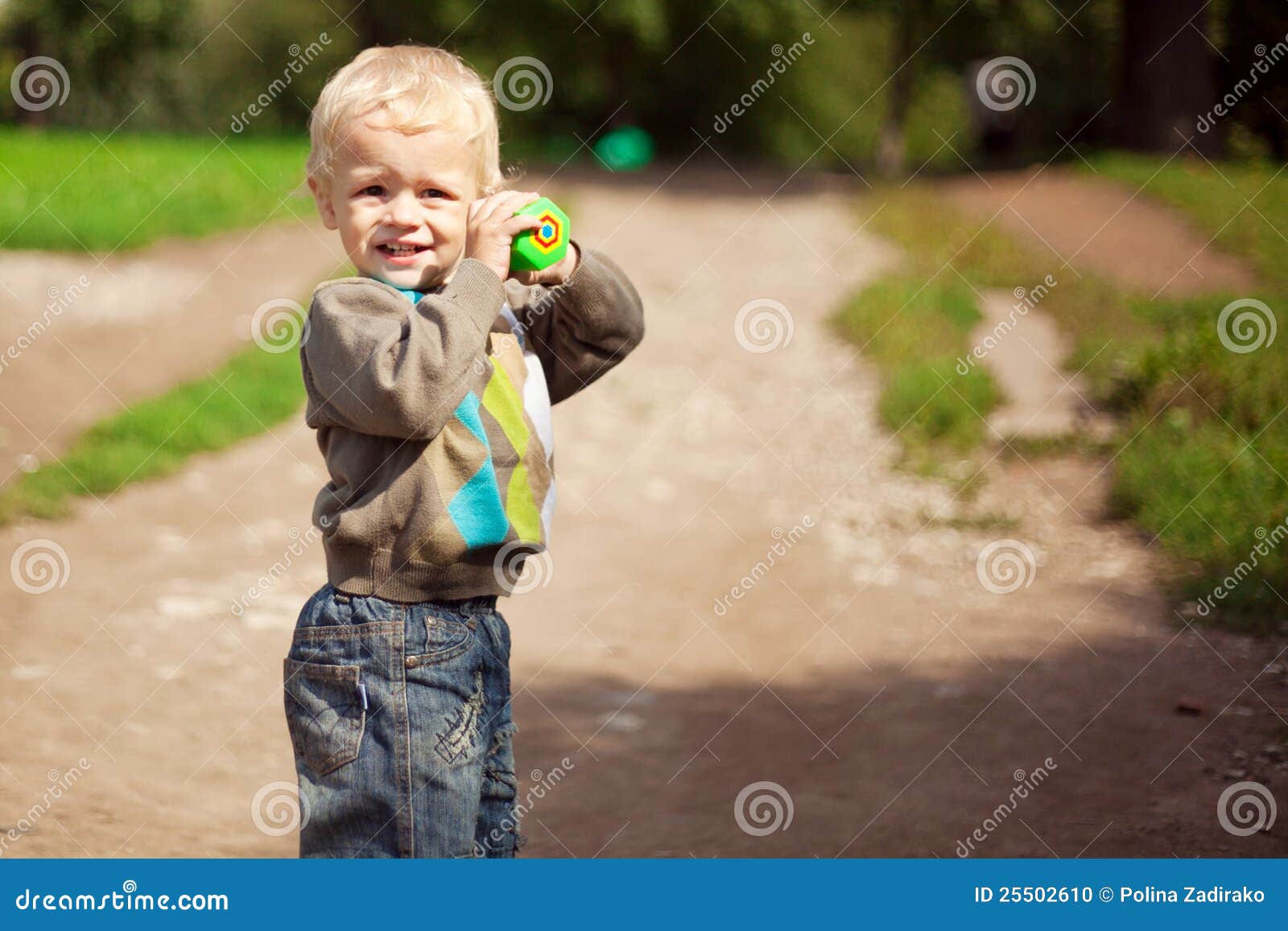 The little boy stock photo. Image of plaything, childhood - 25502610