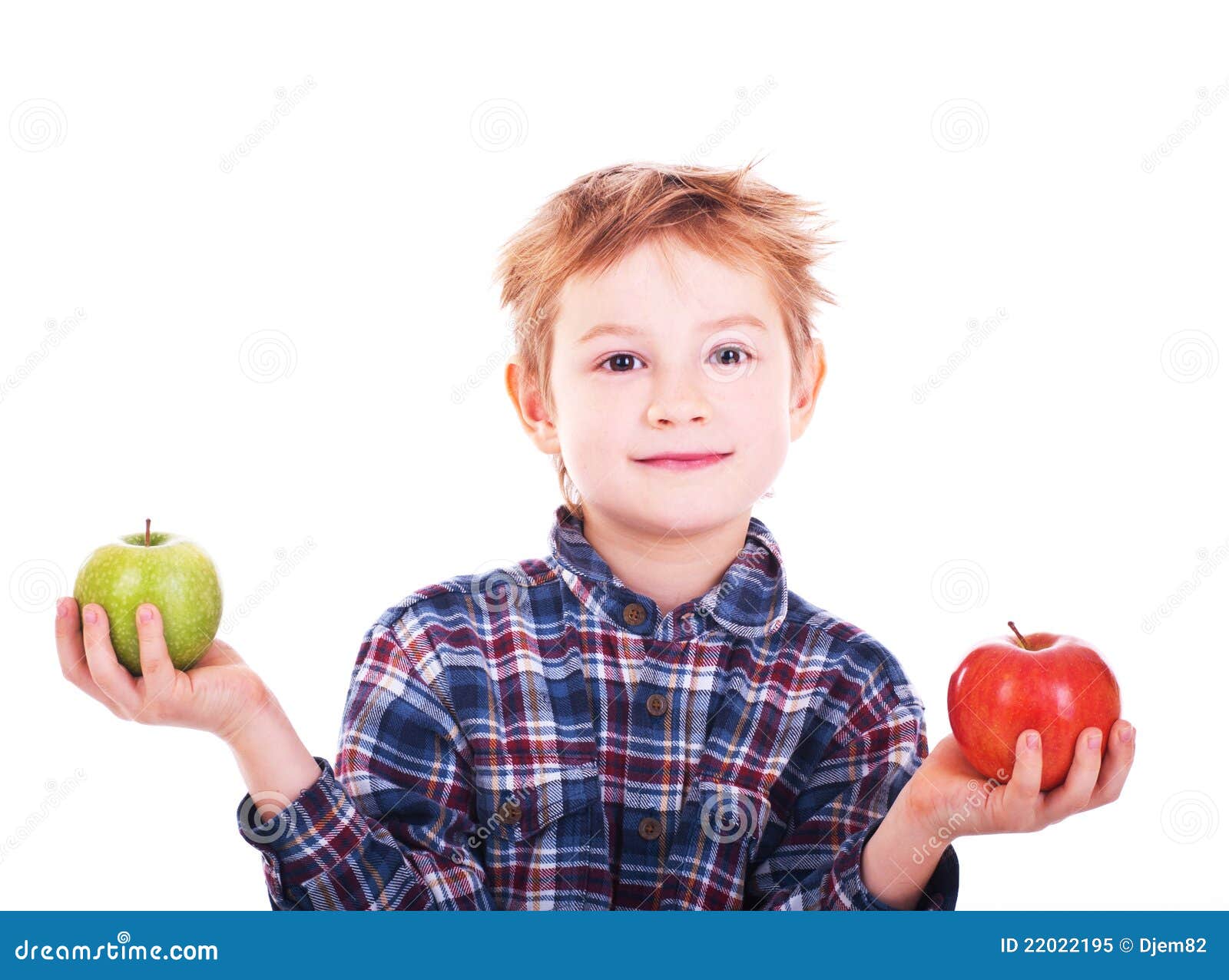 Little boy with apples stock image. Image of male, happy - 22022195