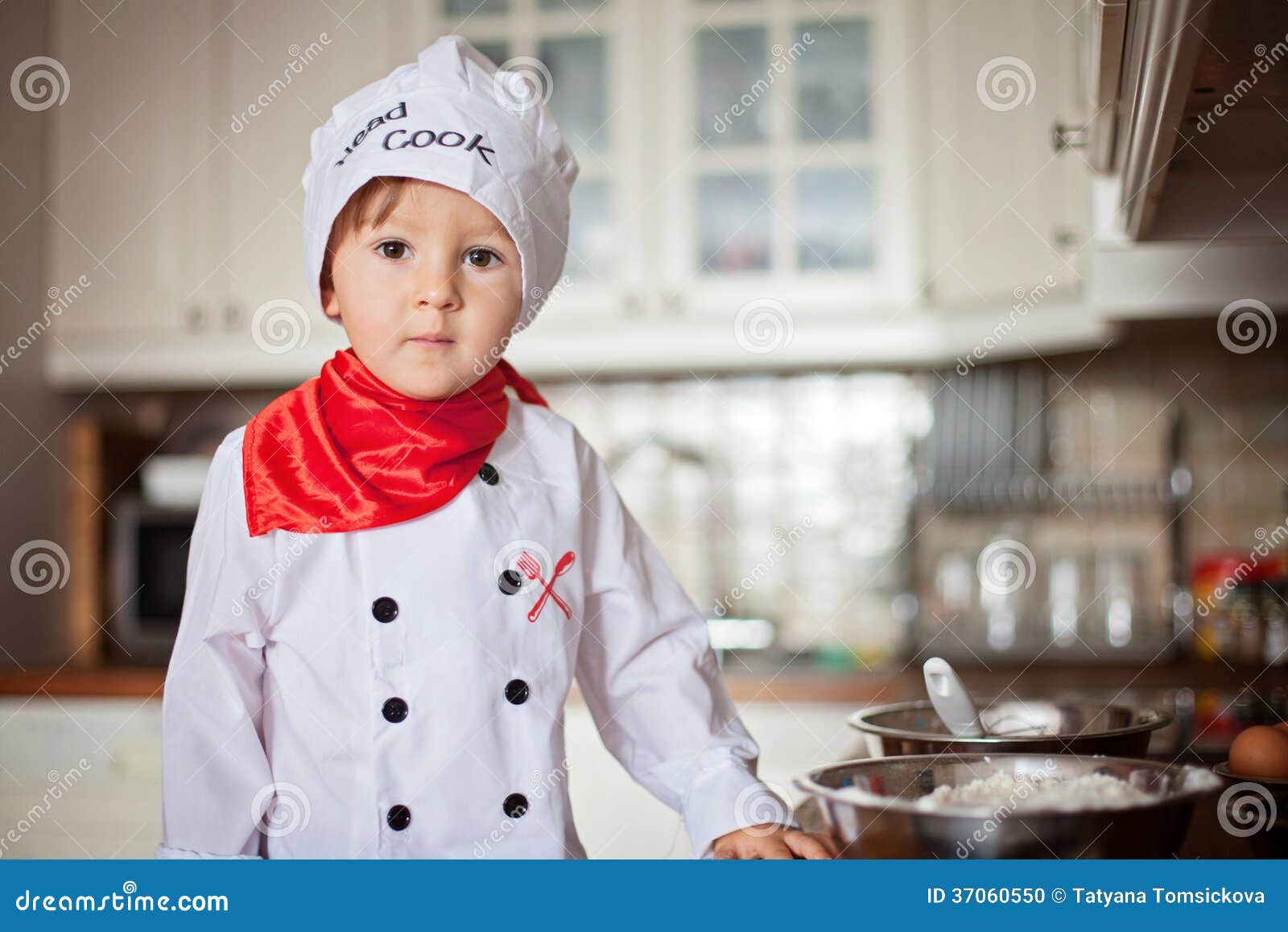 Little boy, baking muffins stock photo. Image of food - 37060550