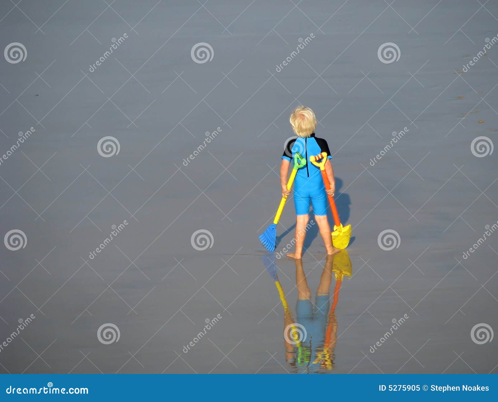 Little Boy at Beach Standing Tall Stock Image - Image of standing ...