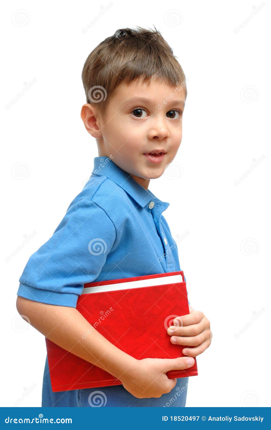 Little boy with book stock image. Image of cute, face - 18520497