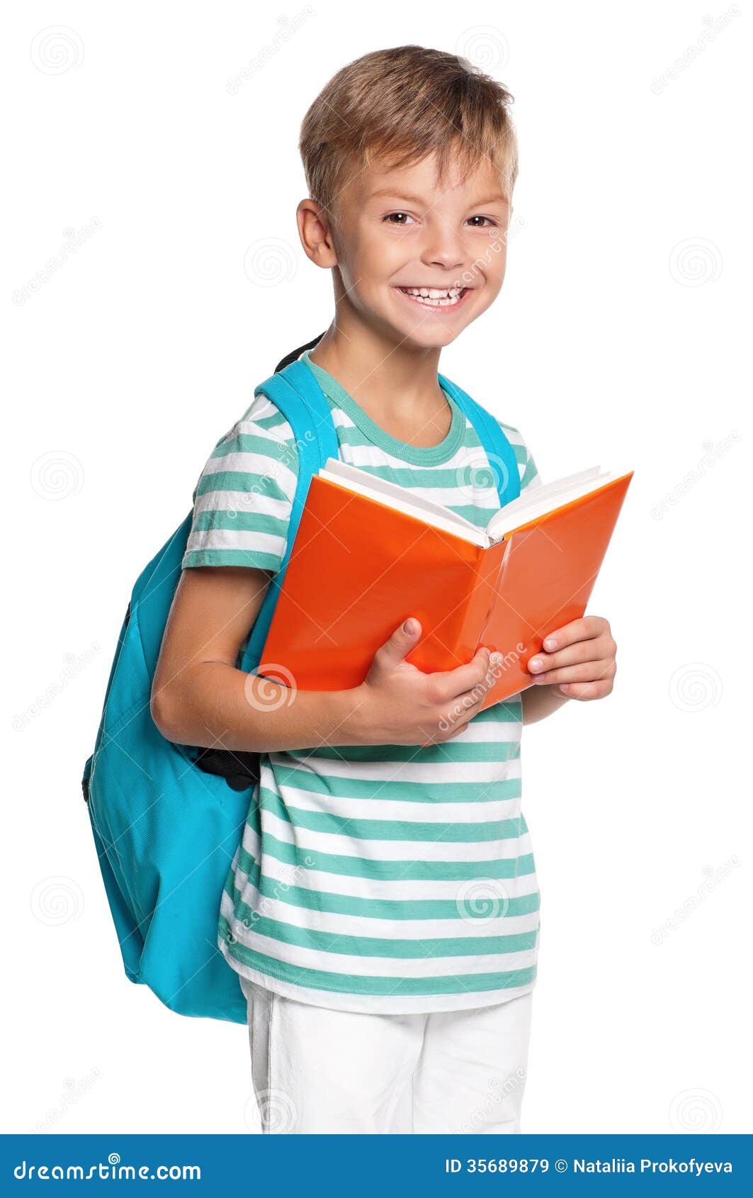 Little boy with books stock image. Image of lesson, little - 35689879