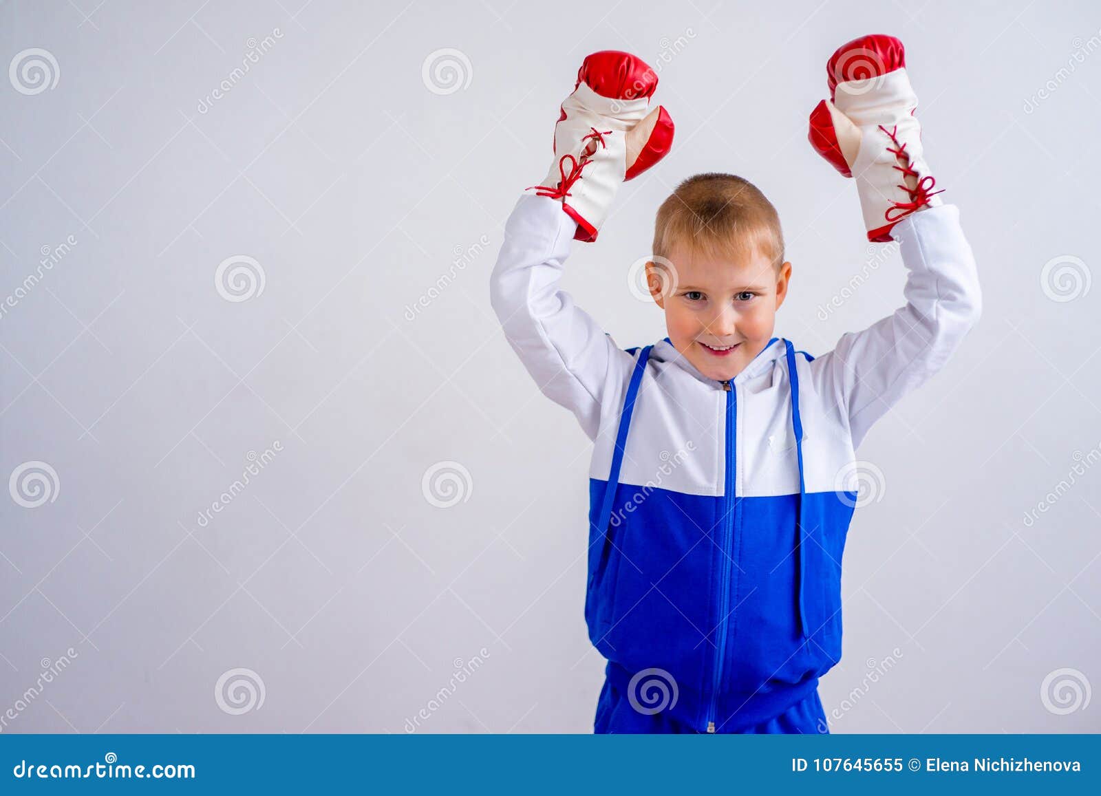 Little boy boxing stock image. Image of boxing, punch - 107645655