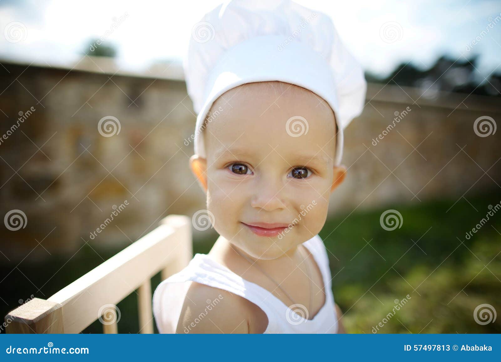 Little Boy with Chef Hat Cooking Stock Image - Image of little, ladle ...