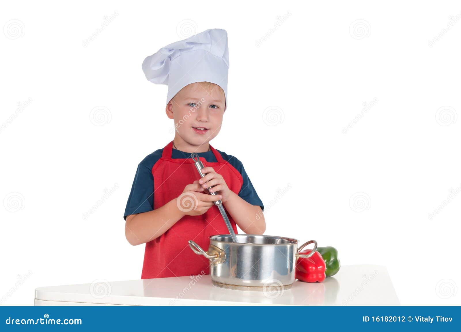 Little boy cooking stock photo. Image of hand, pepper - 16182012