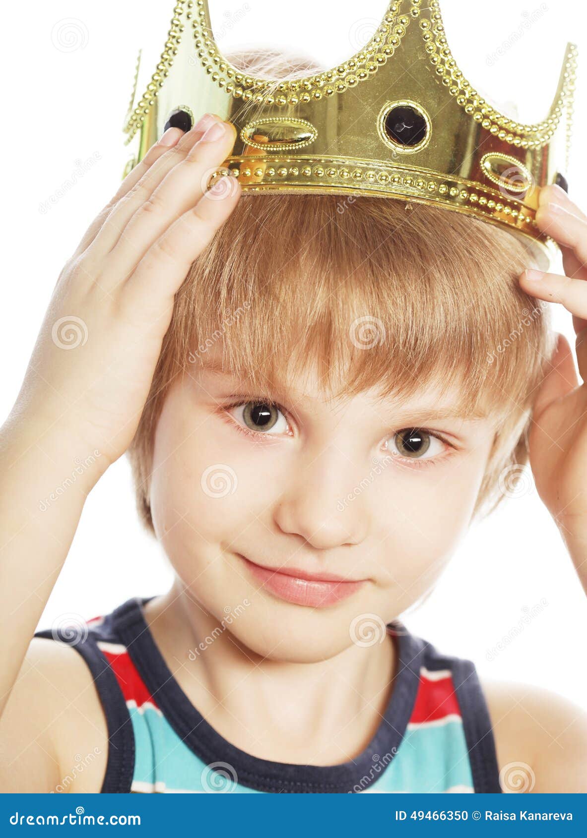 Little boy with crown stock photo. Image of little, festivity - 49466350