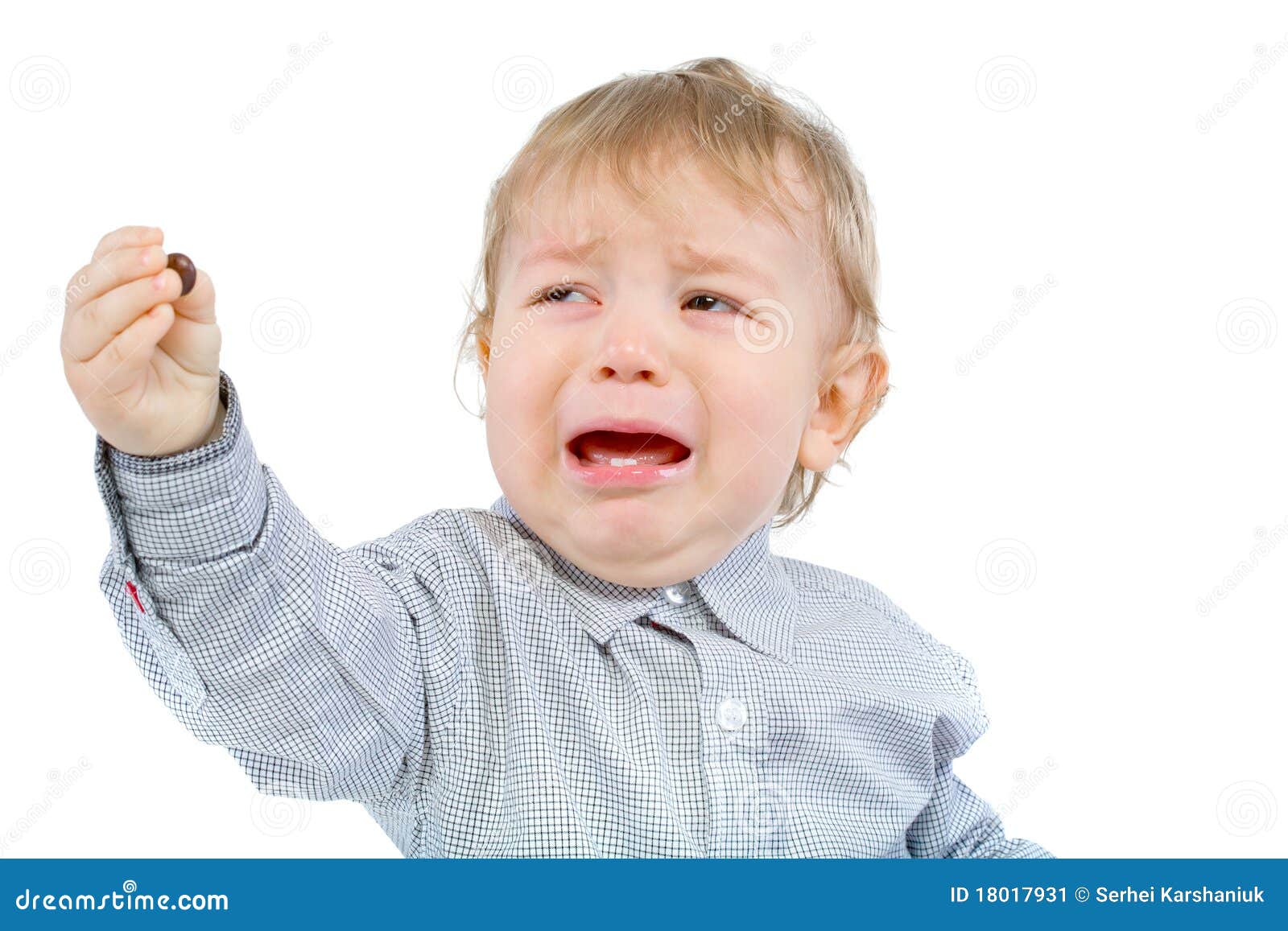 Little boy crying stock image. Image of innocence, sweet - 18017931