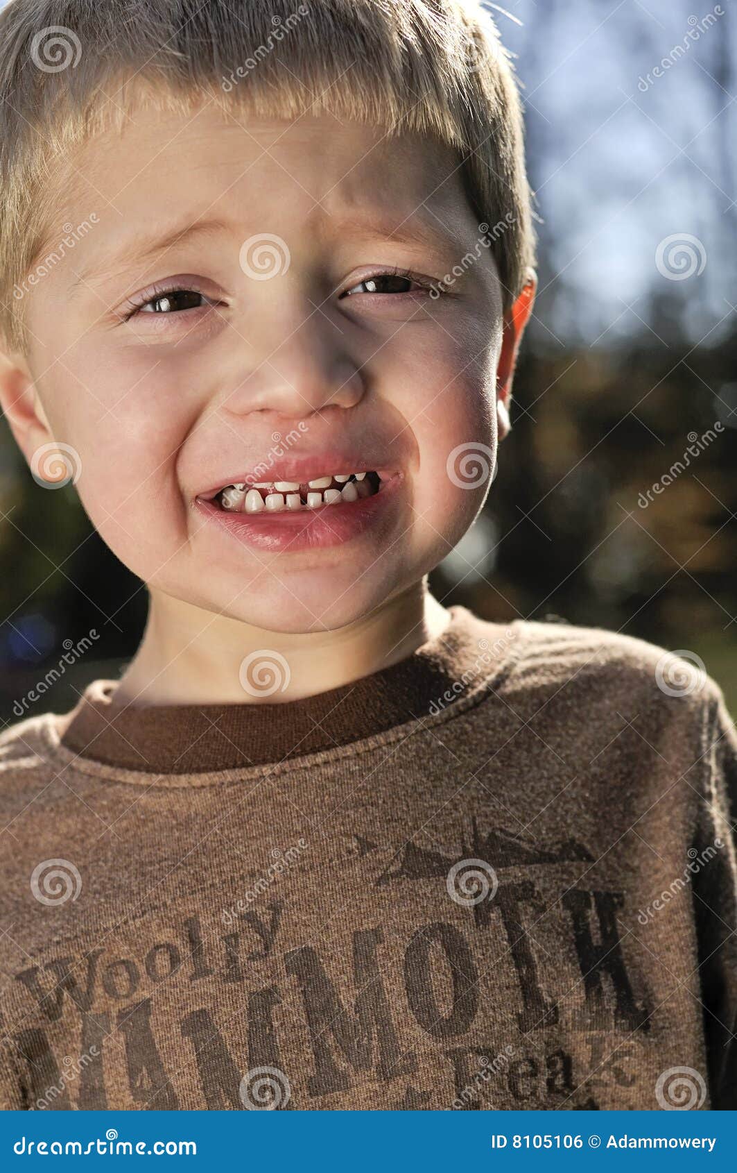 Little boy crying stock photo. Image of positive, happy - 8105106