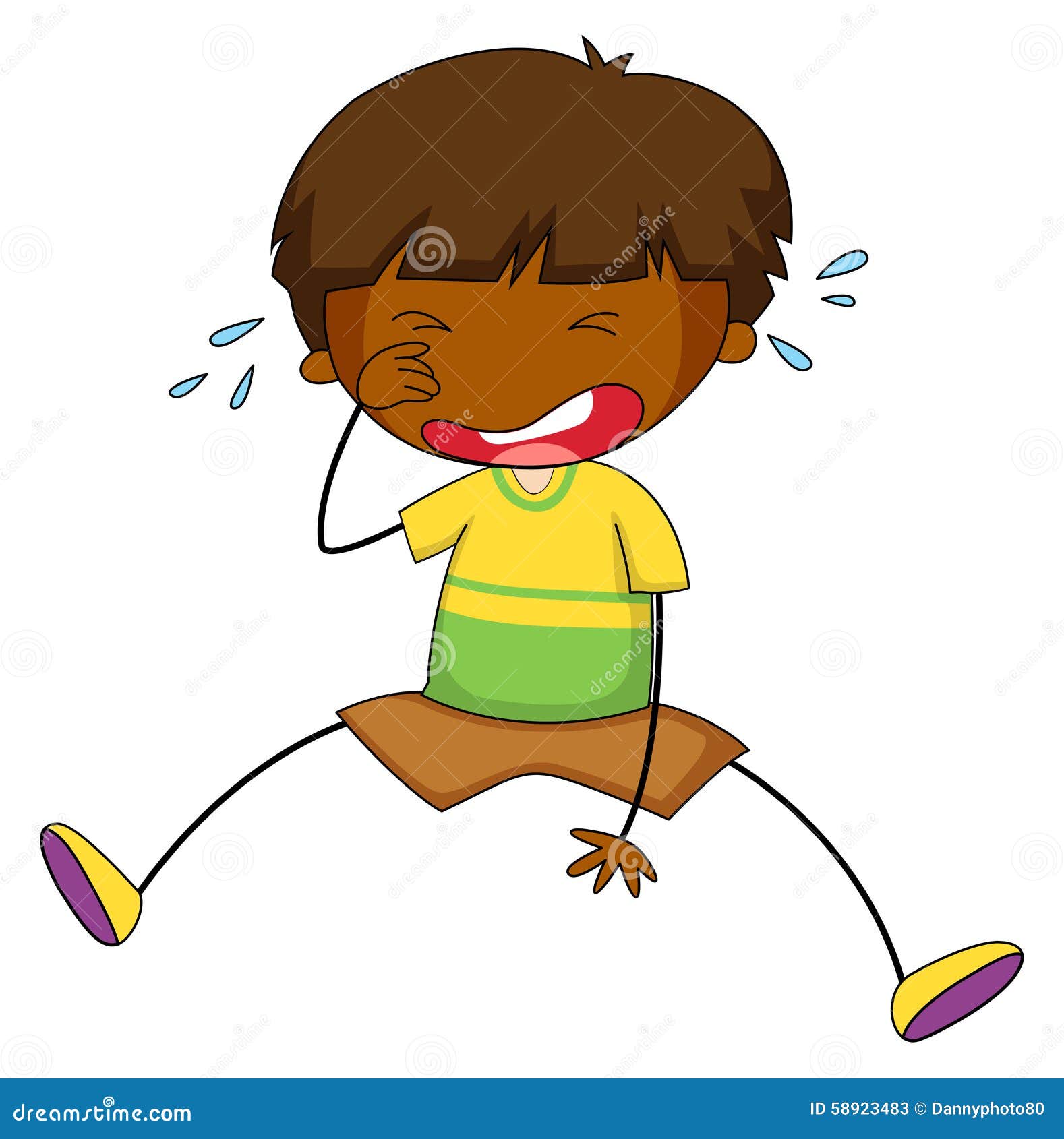 Pop Art Crying Alone Woman Eating Ice Cream. Upset Single Girl Bored In ...