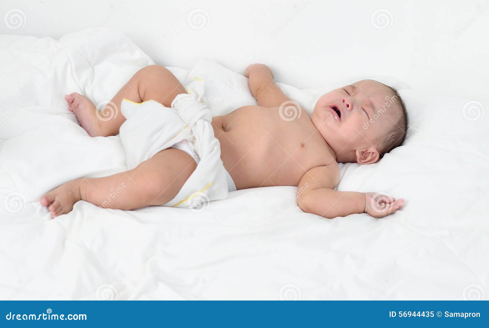 Little boy crying stock image. Image of infant, crying - 56944435