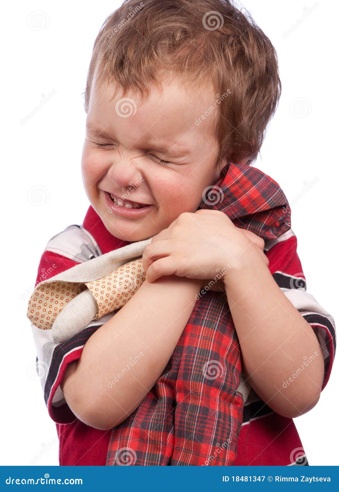 The little boy cuddle toy stock image. Image of small - 18481347