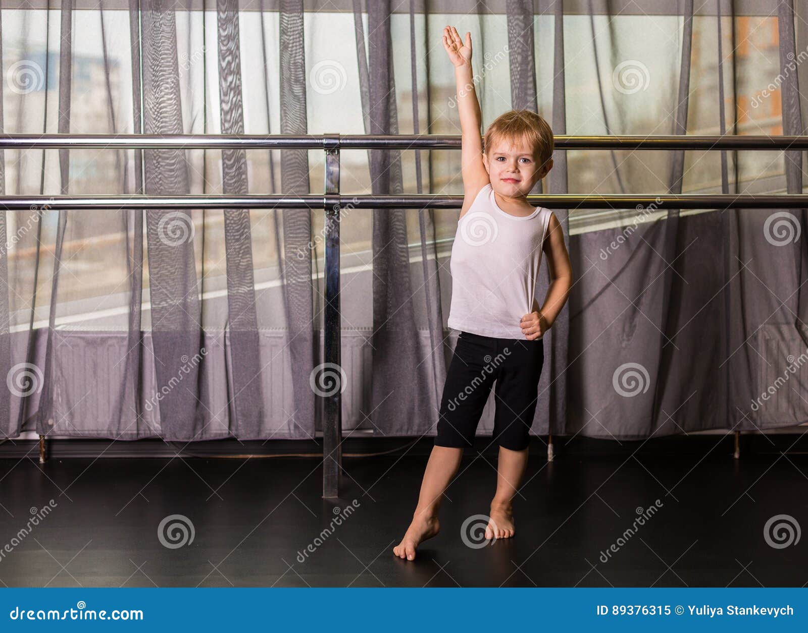 Little boy dancer stock image. Image of fitness, little - 89376315