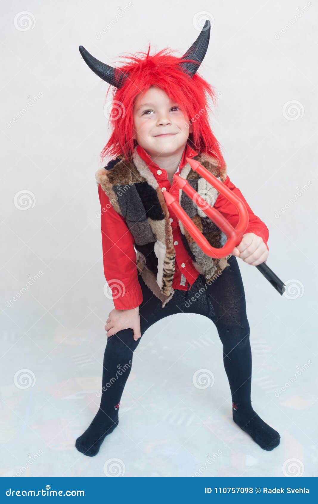 Cute little devil stock photo. Image of helloween, celebration - 110757098